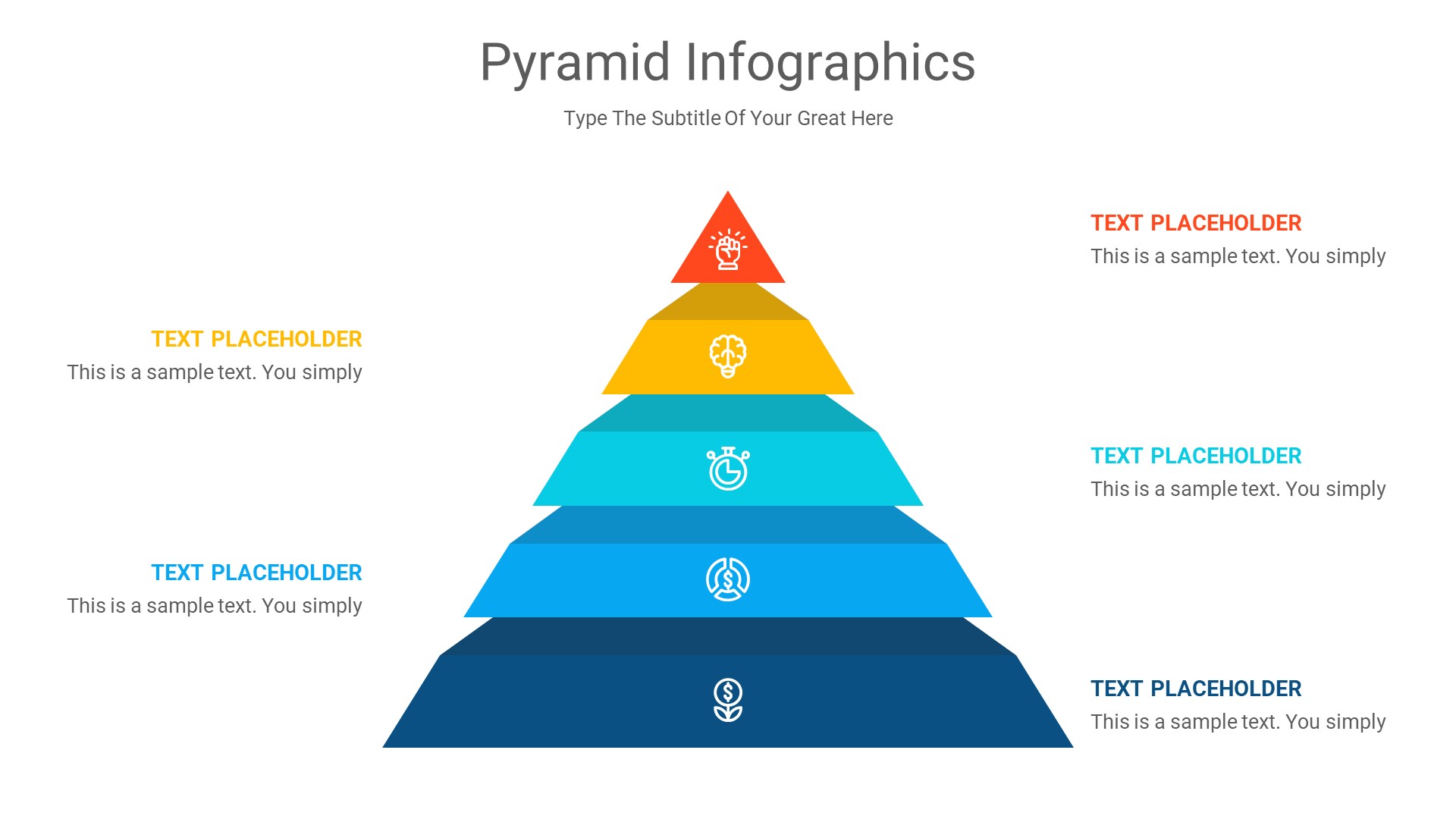 Pyramid Infographics PowerPoint Template diagrams, Presentation Templates