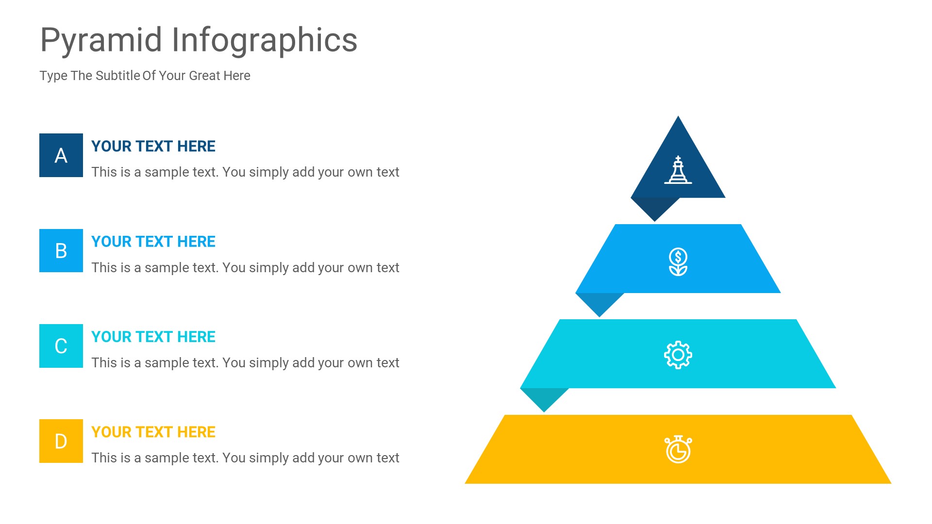 Pyramid Infographics PowerPoint Template diagrams, Presentation Templates