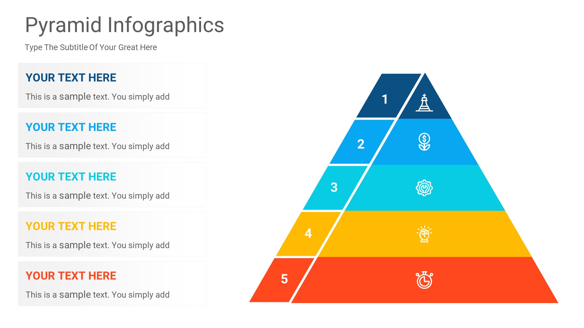Pyramid Infographics PowerPoint Template diagrams, Presentation Templates