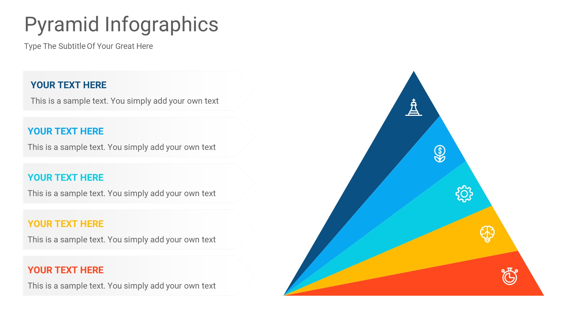 Pyramid Infographics PowerPoint Template diagrams, Presentation Templates