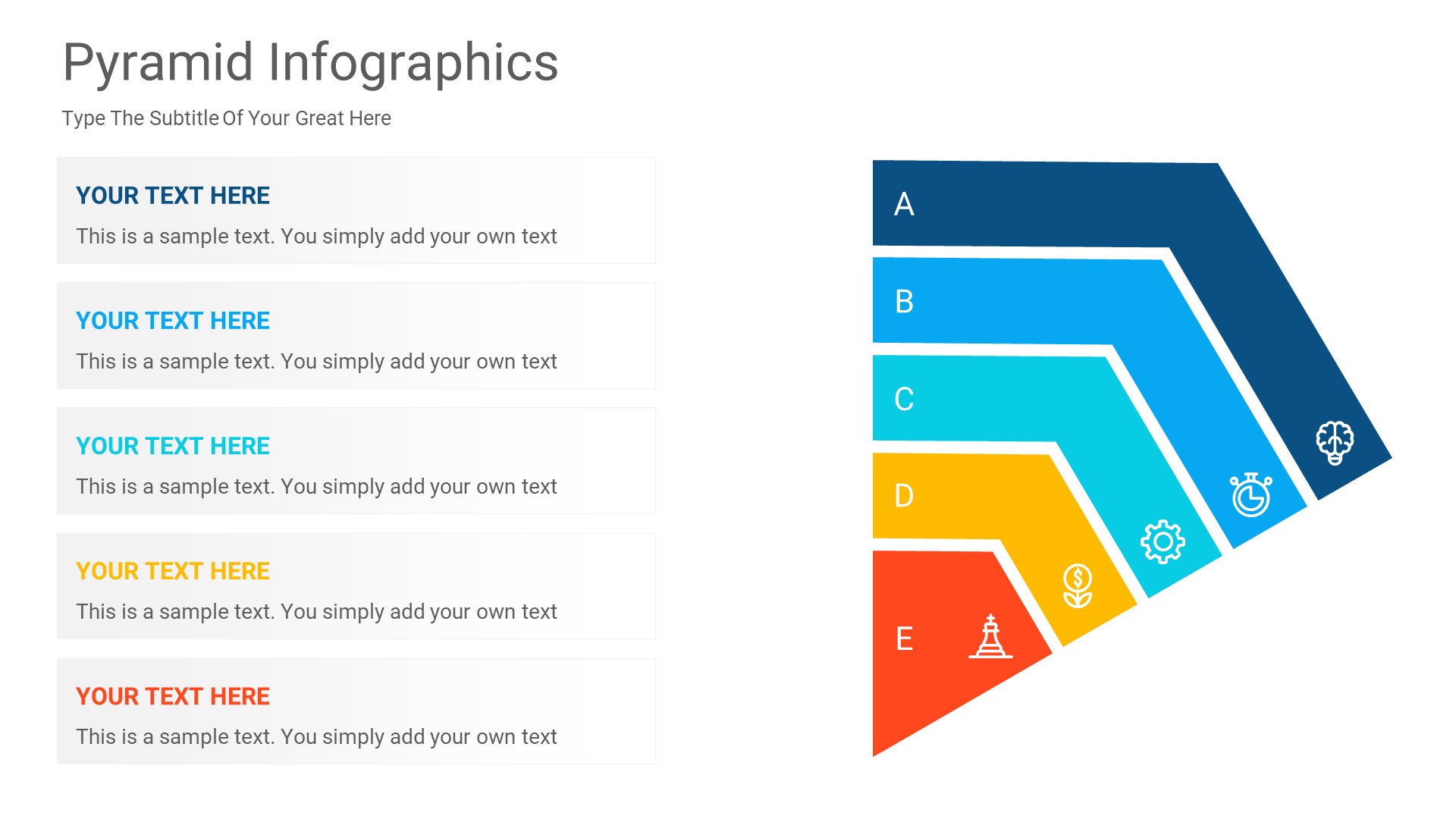 Pyramid Infographics PowerPoint Template diagrams, Presentation Templates