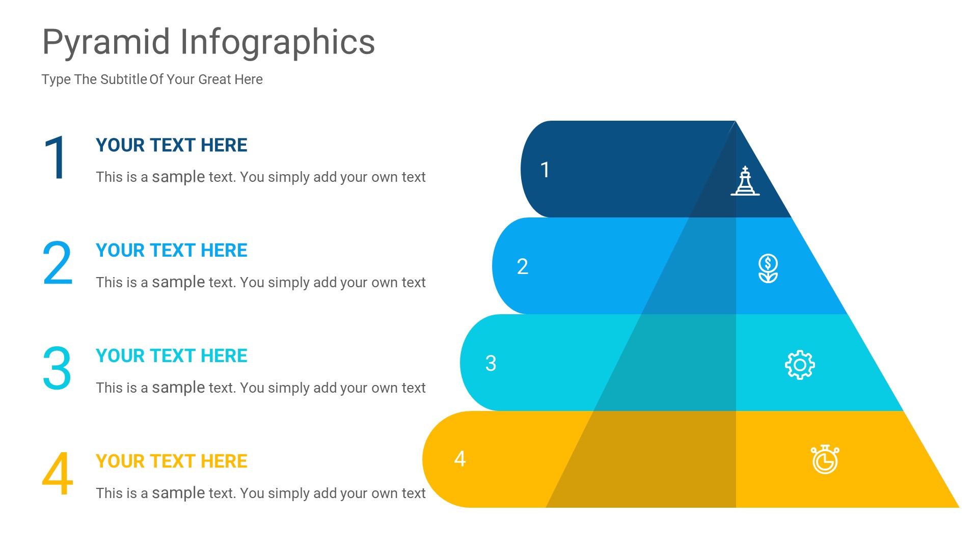 Pyramid Infographics PowerPoint Template diagrams, Presentation Templates