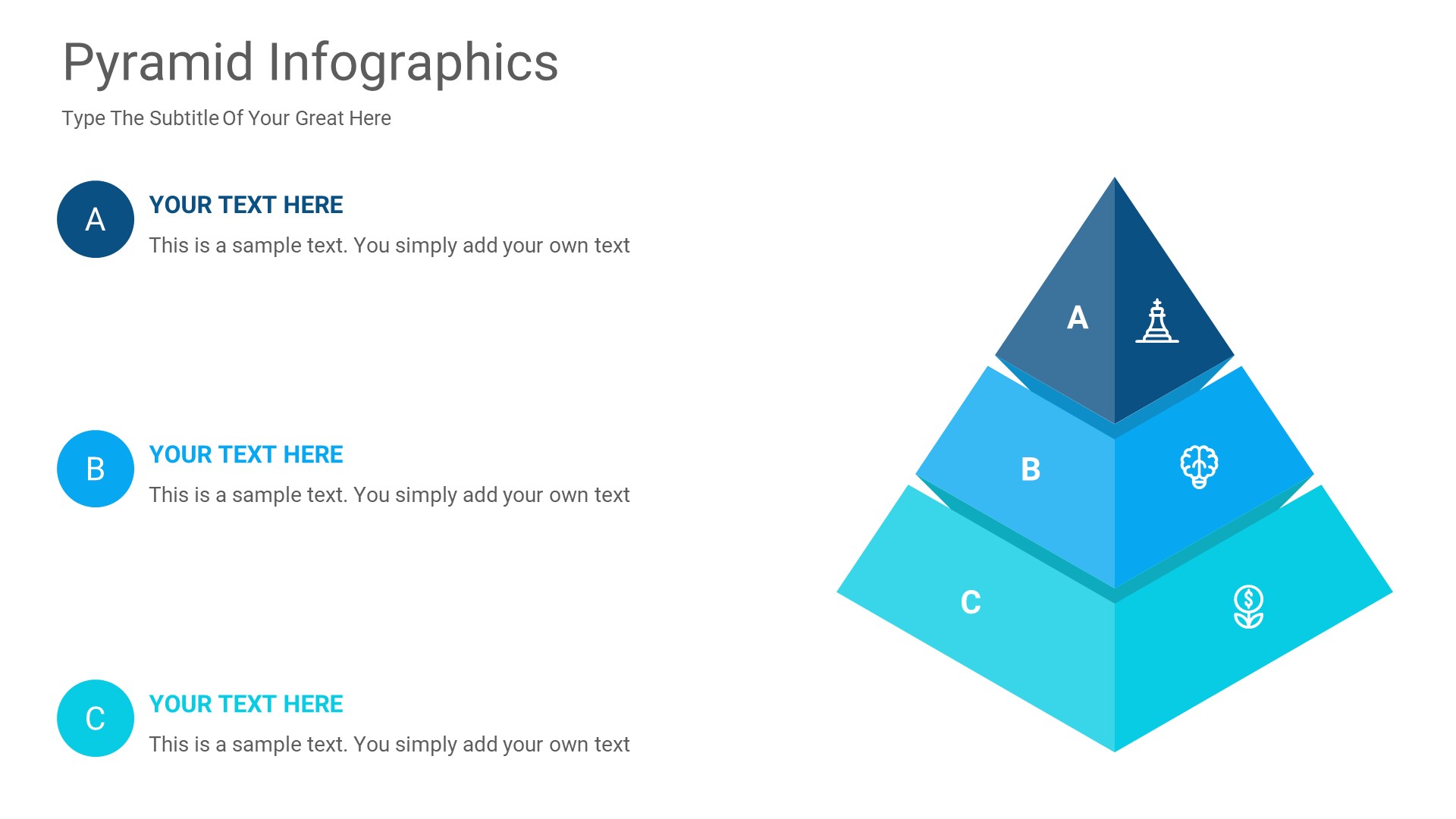 Pyramid Infographics PowerPoint Template diagrams, Presentation Templates