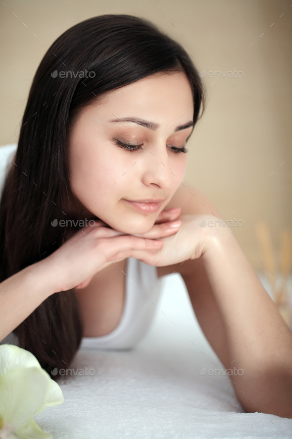 Beauty Portrait. Woman Face. Spa Body, Skin Care Concept. Stock Photo ...