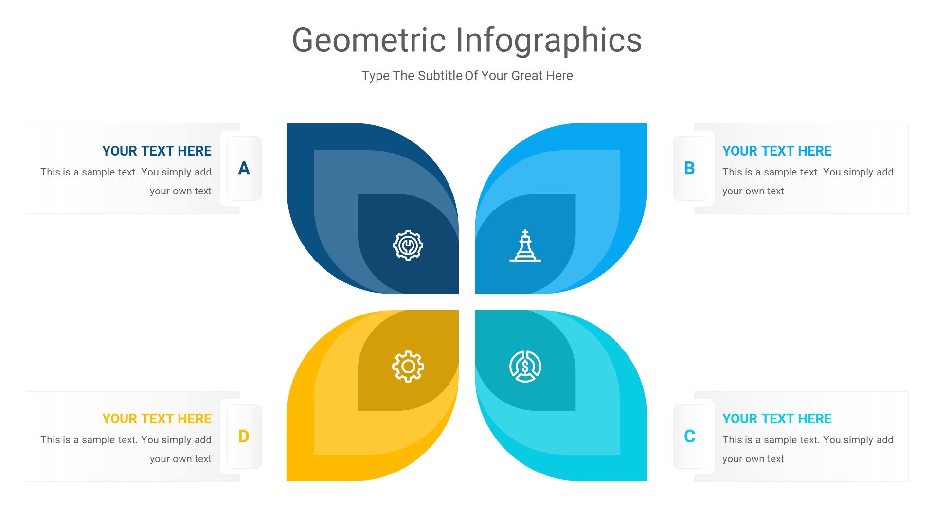 Geometric Infographics PowerPoint Template diagrams, Presentation Templates