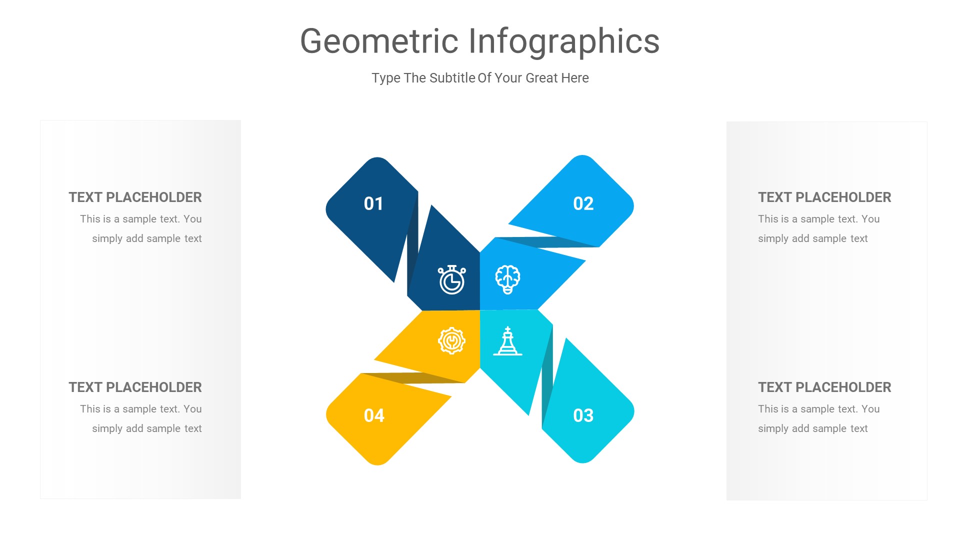 Geometric Infographics PowerPoint Template diagrams, Presentation Templates