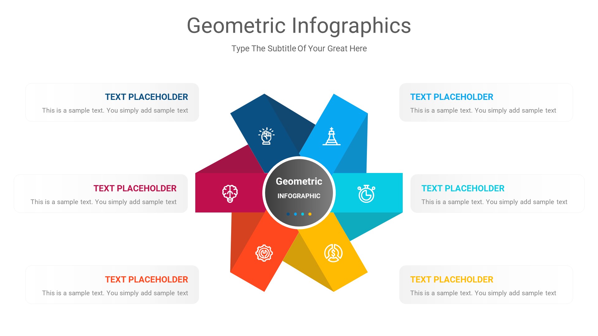 Geometric Infographics PowerPoint Template diagrams, Presentation Templates