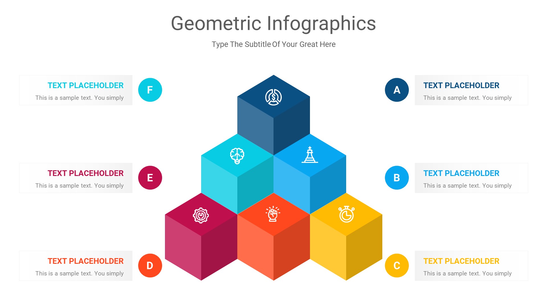 Geometric Infographics PowerPoint Template diagrams, Presentation Templates