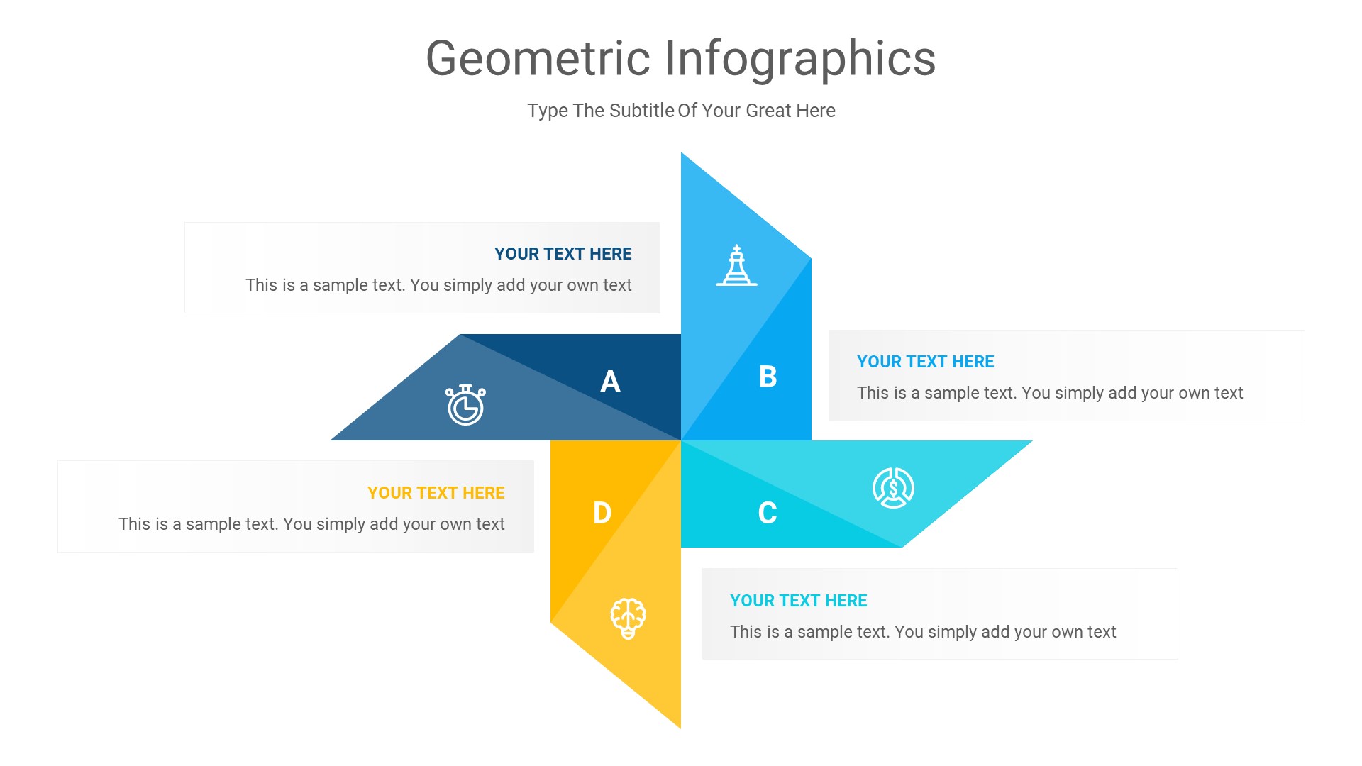 Geometric Infographics PowerPoint Template diagrams, Presentation Templates