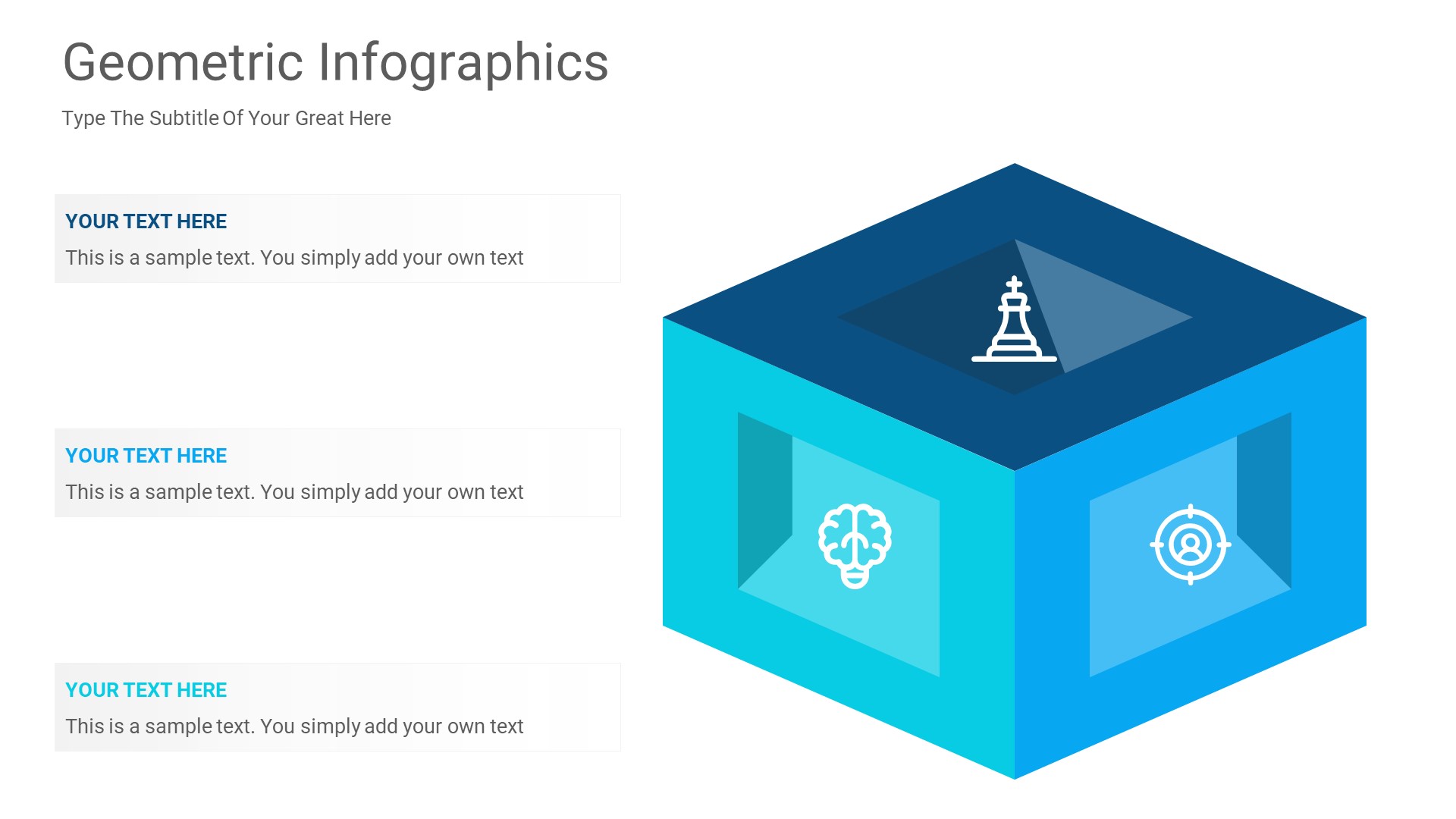 Geometric Infographics PowerPoint Template diagrams, Presentation Templates