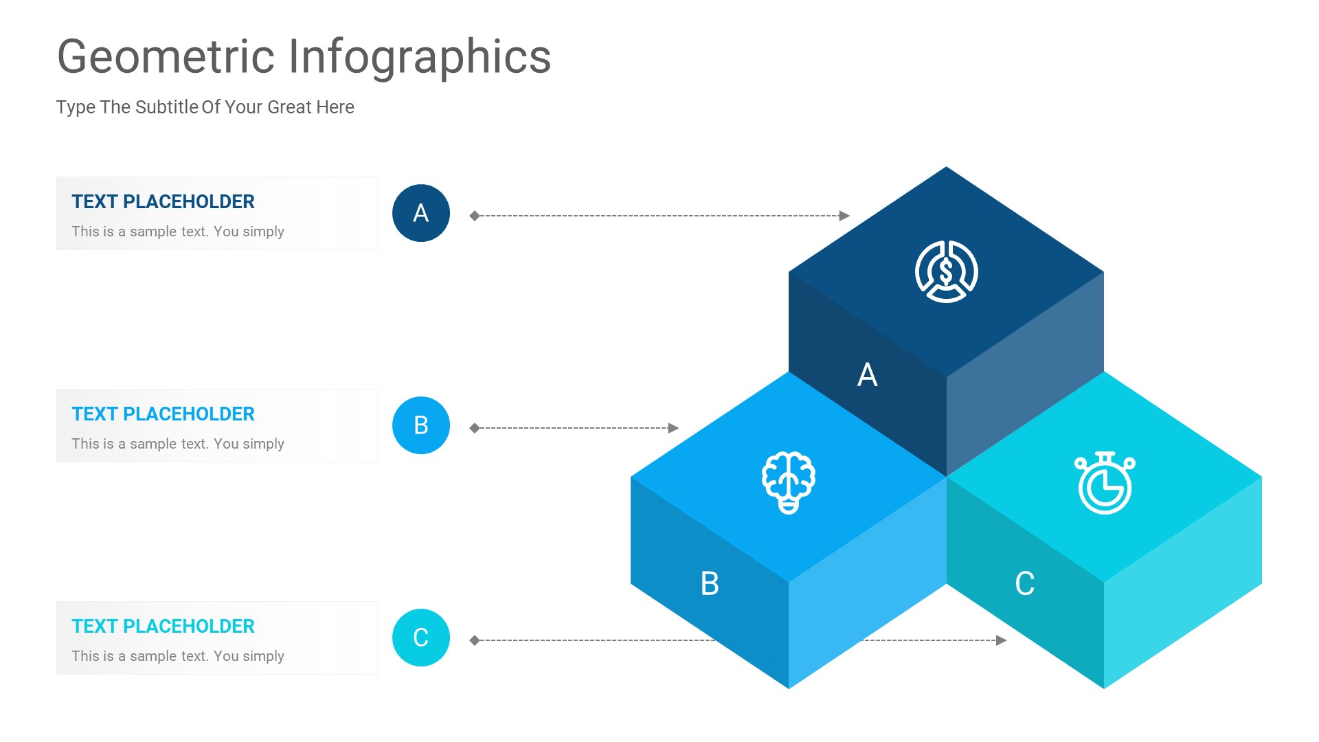 Geometric Infographics PowerPoint Template diagrams, Presentation Templates