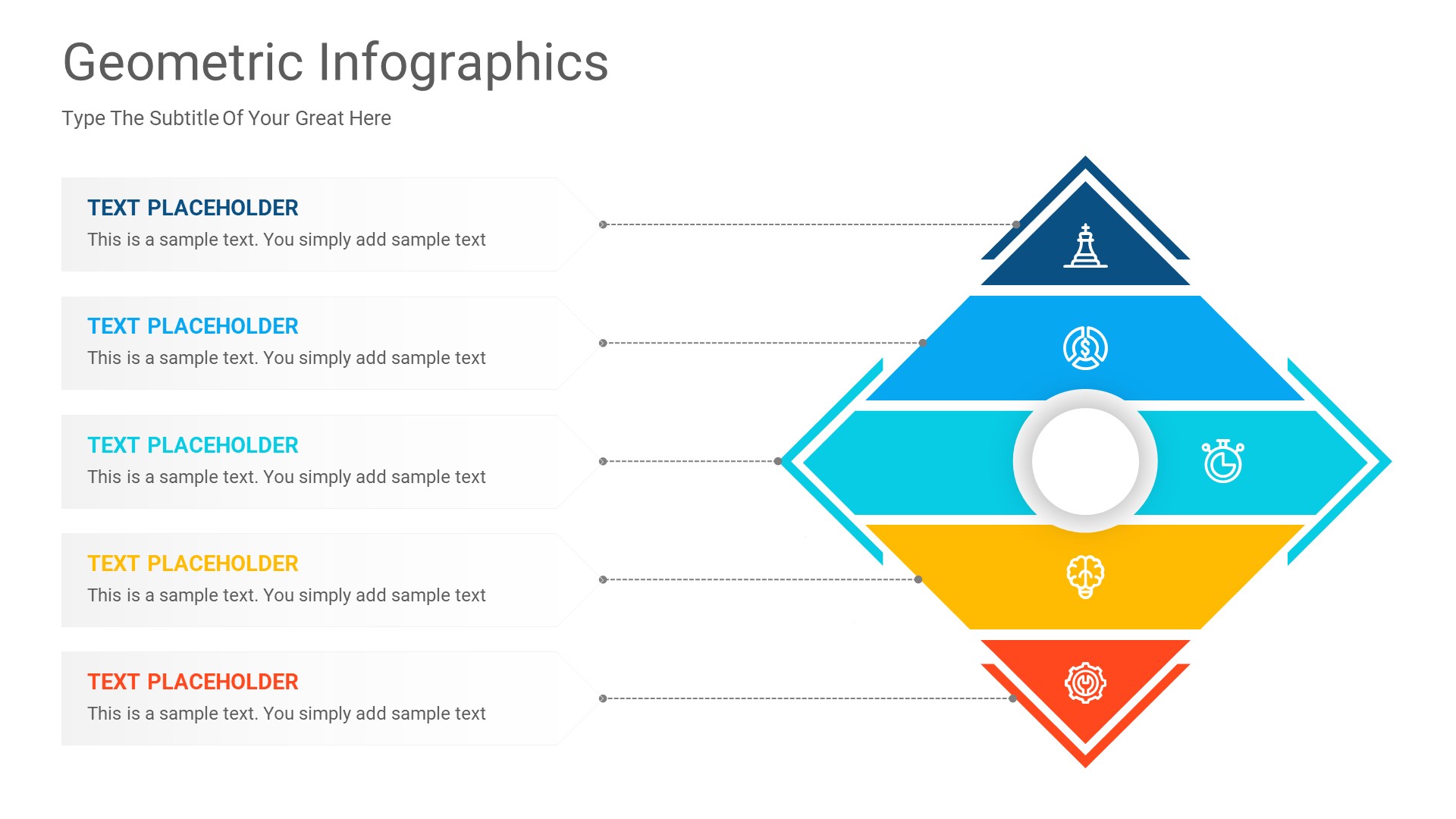 Geometric Infographics PowerPoint Template diagrams, Presentation Templates