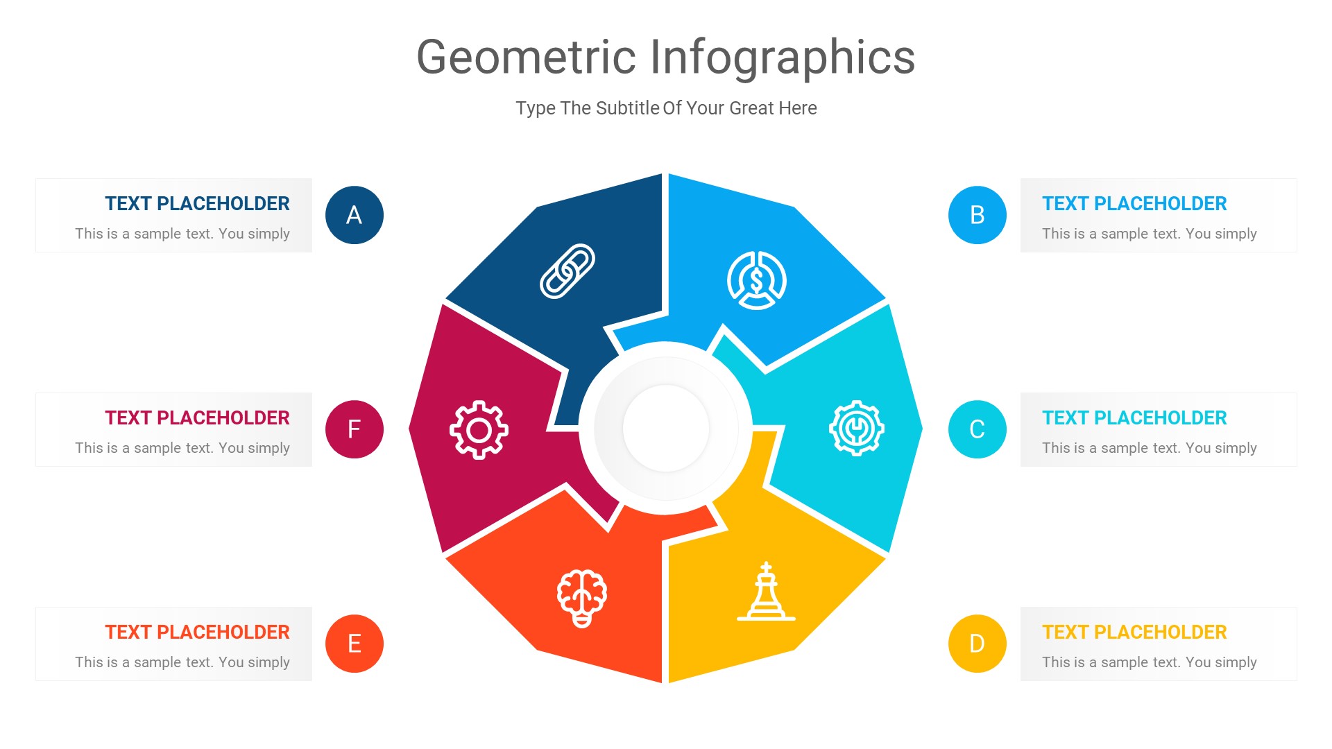 Geometric Infographics PowerPoint Template diagrams, Presentation Templates