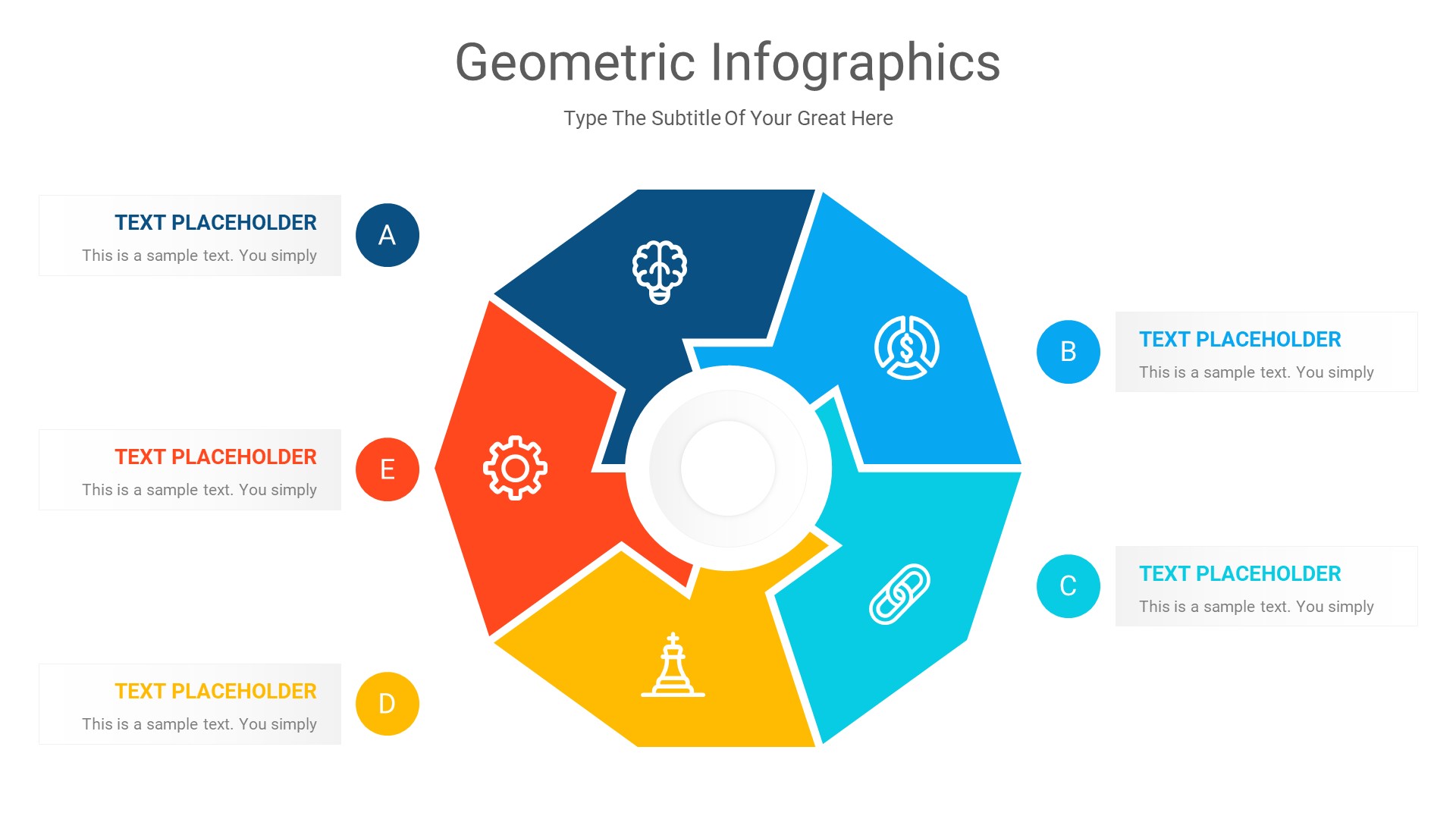 Geometric Infographics PowerPoint Template diagrams, Presentation Templates