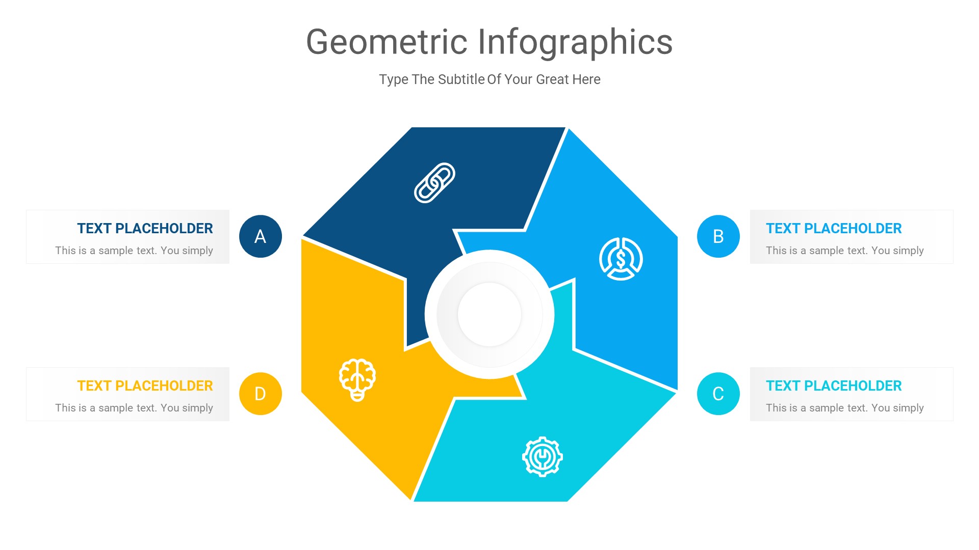 Geometric Infographics PowerPoint Template diagrams by SOOZ_ART ...