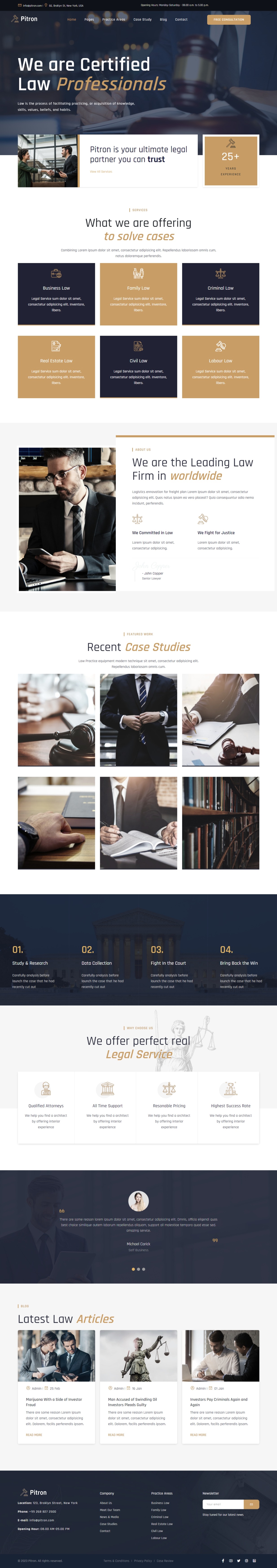 Pitron - Lawyers & Law Firm Vue Js Template by DevGalaxy | ThemeForest