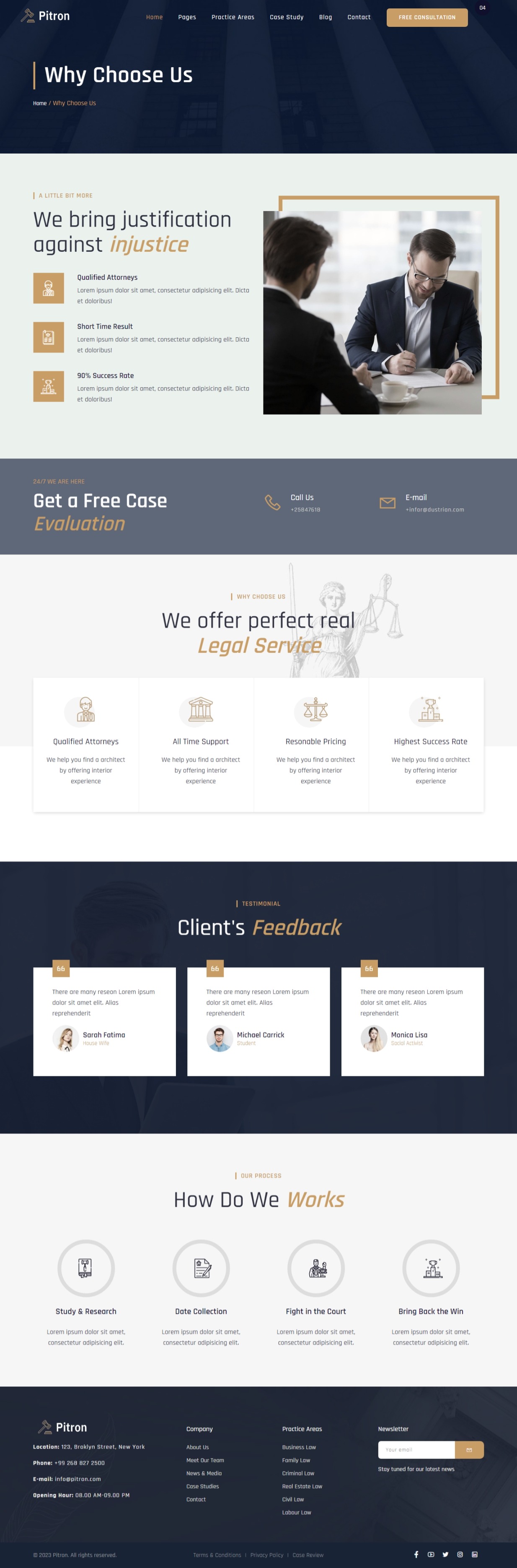 Pitron - Lawyers & Law Firm Vue Js Template by DevGalaxy | ThemeForest