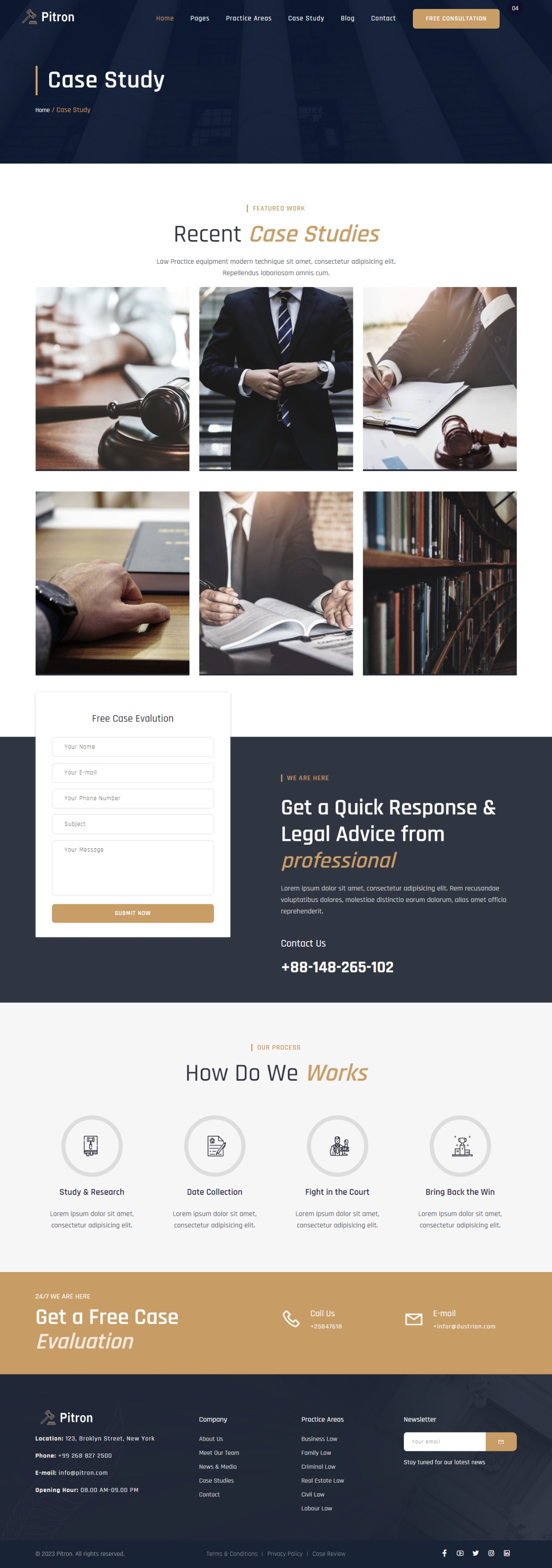 Pitron - Lawyers & Law Firm Vue Js Template by DevGalaxy | ThemeForest