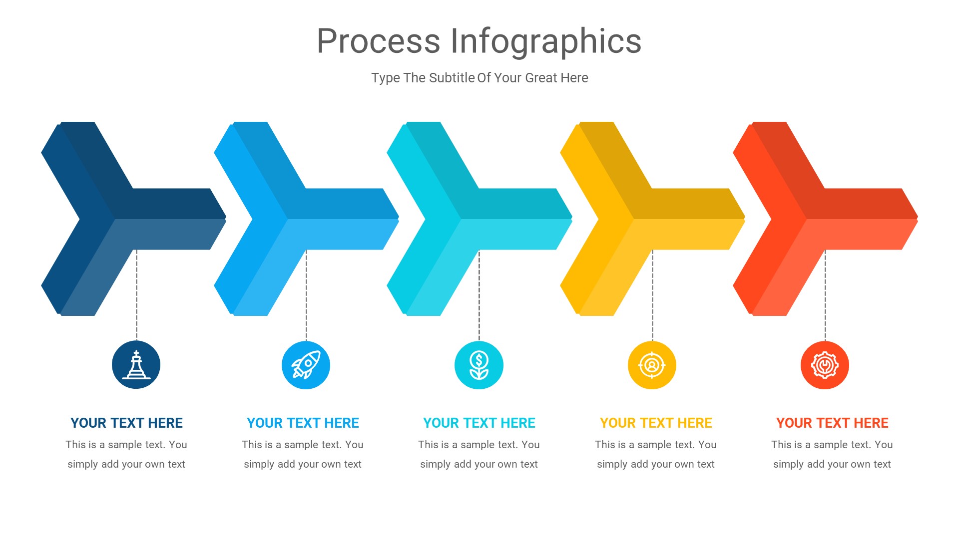 Process Infographics PowerPoint Template diagrams, Presentation Templates