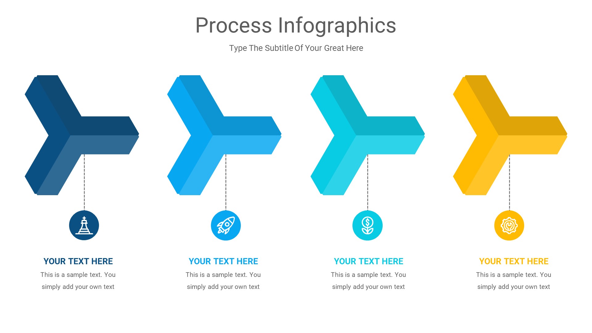 Process Infographics PowerPoint Template diagrams, Presentation Templates