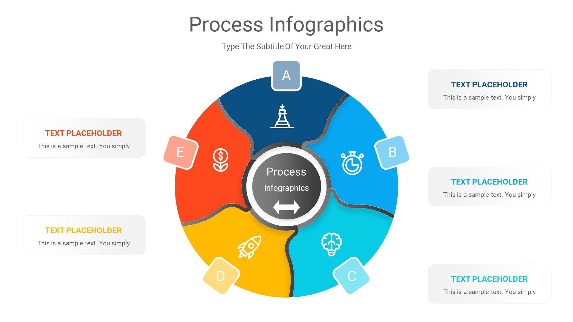 Process Infographics PowerPoint Template diagrams, Presentation Templates