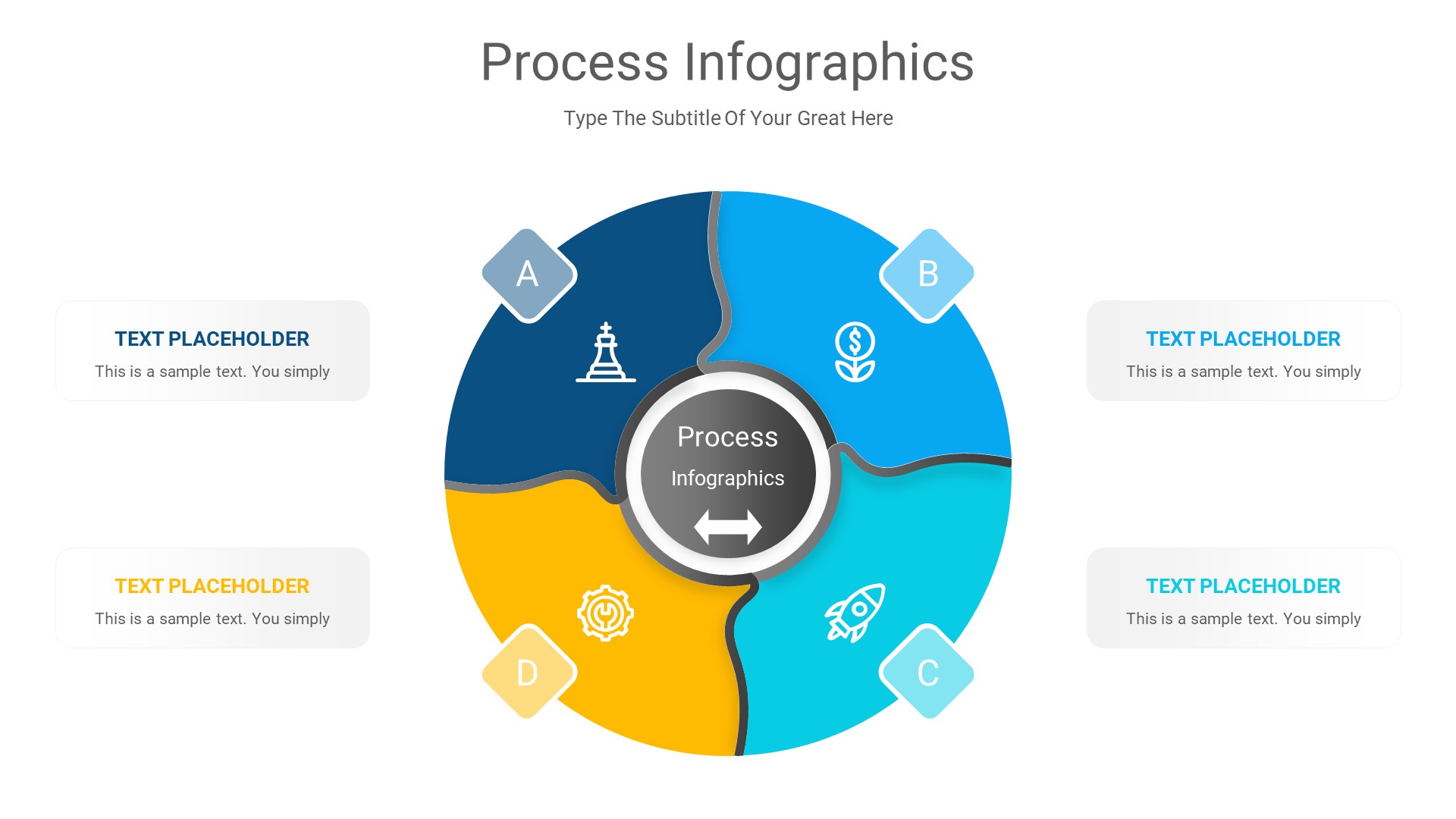 Process Infographics PowerPoint Template diagrams, Presentation Templates