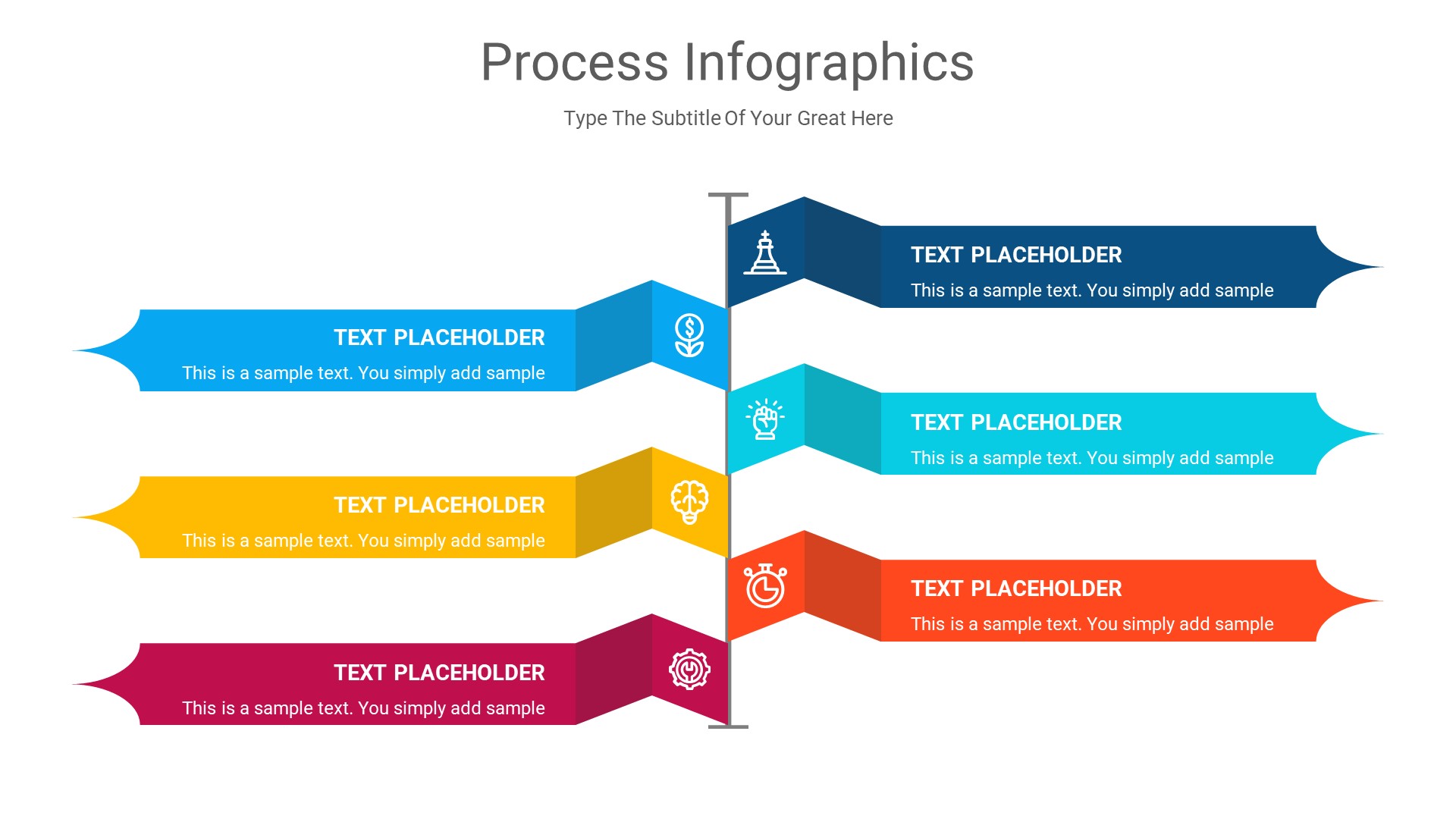 Process Infographics PowerPoint Template diagrams, Presentation Templates