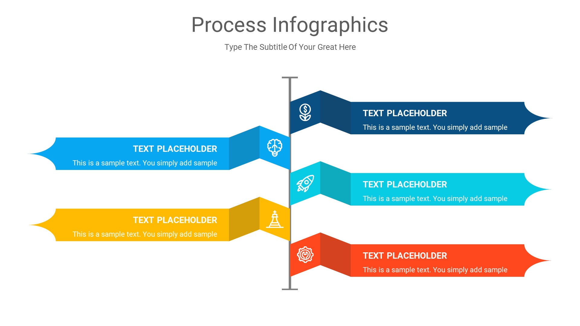 Process Infographics PowerPoint Template diagrams, Presentation Templates