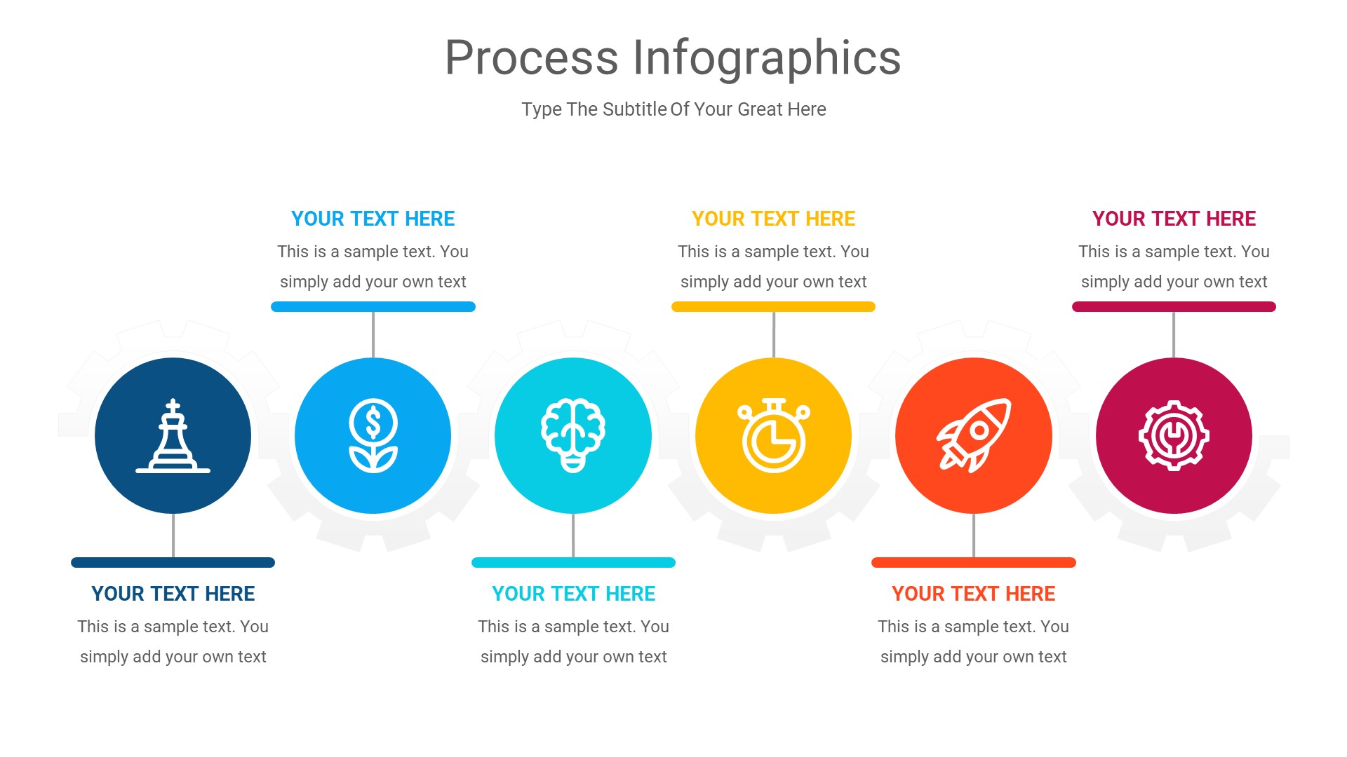 Process Infographics PowerPoint Template diagrams, Presentation Templates