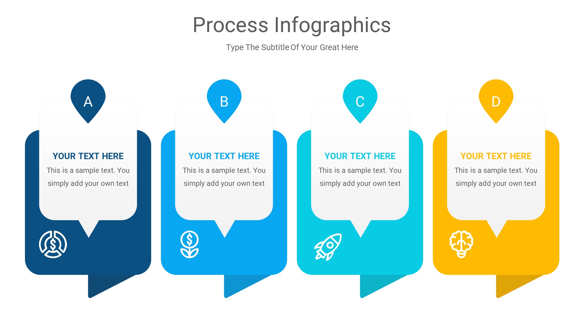 Process Infographics PowerPoint Template diagrams, Presentation Templates