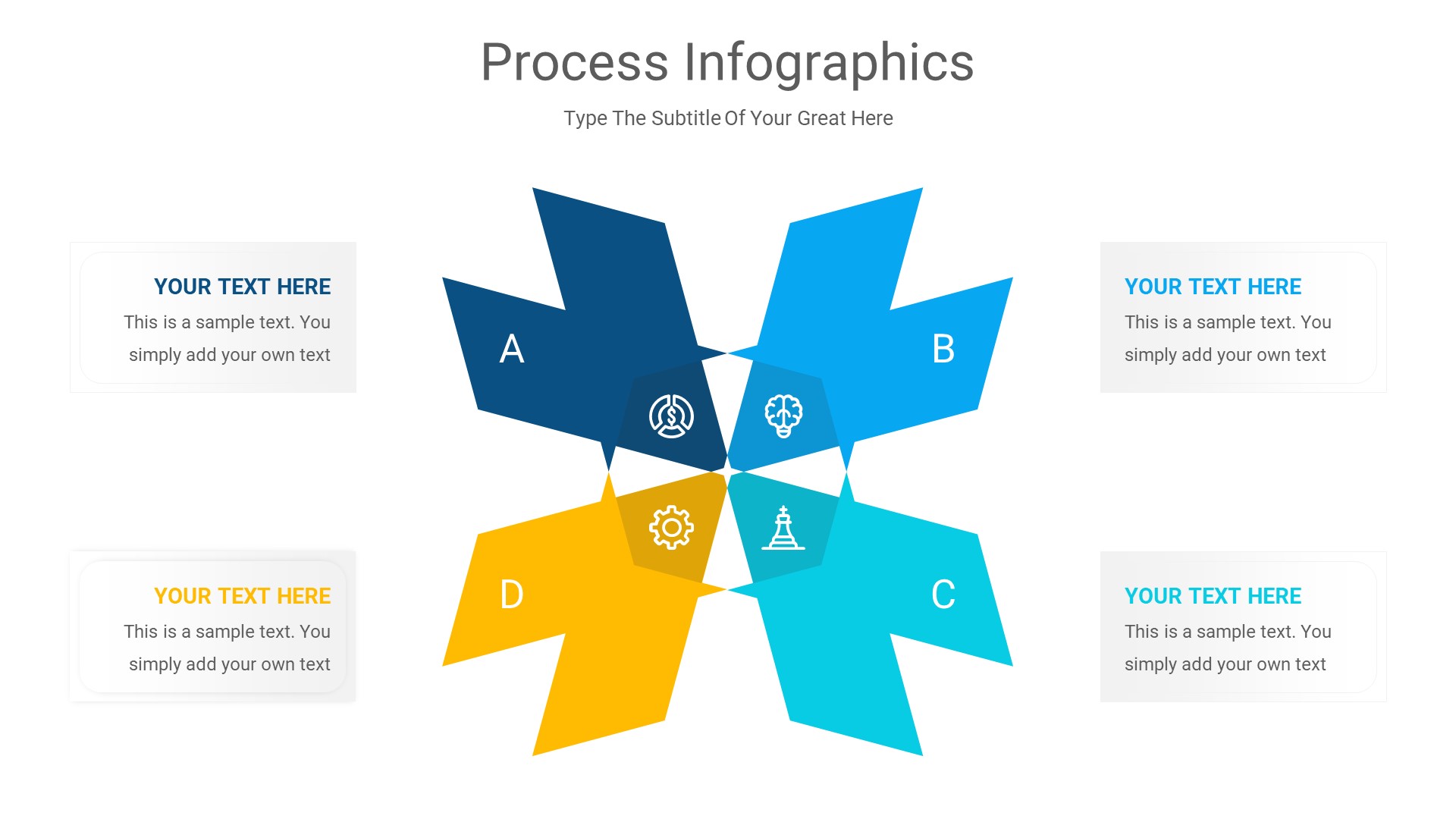 Process Infographics PowerPoint Template diagrams, Presentation Templates