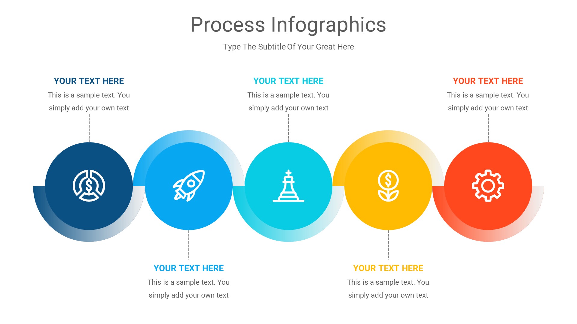 Process Infographics PowerPoint Template diagrams, Presentation Templates