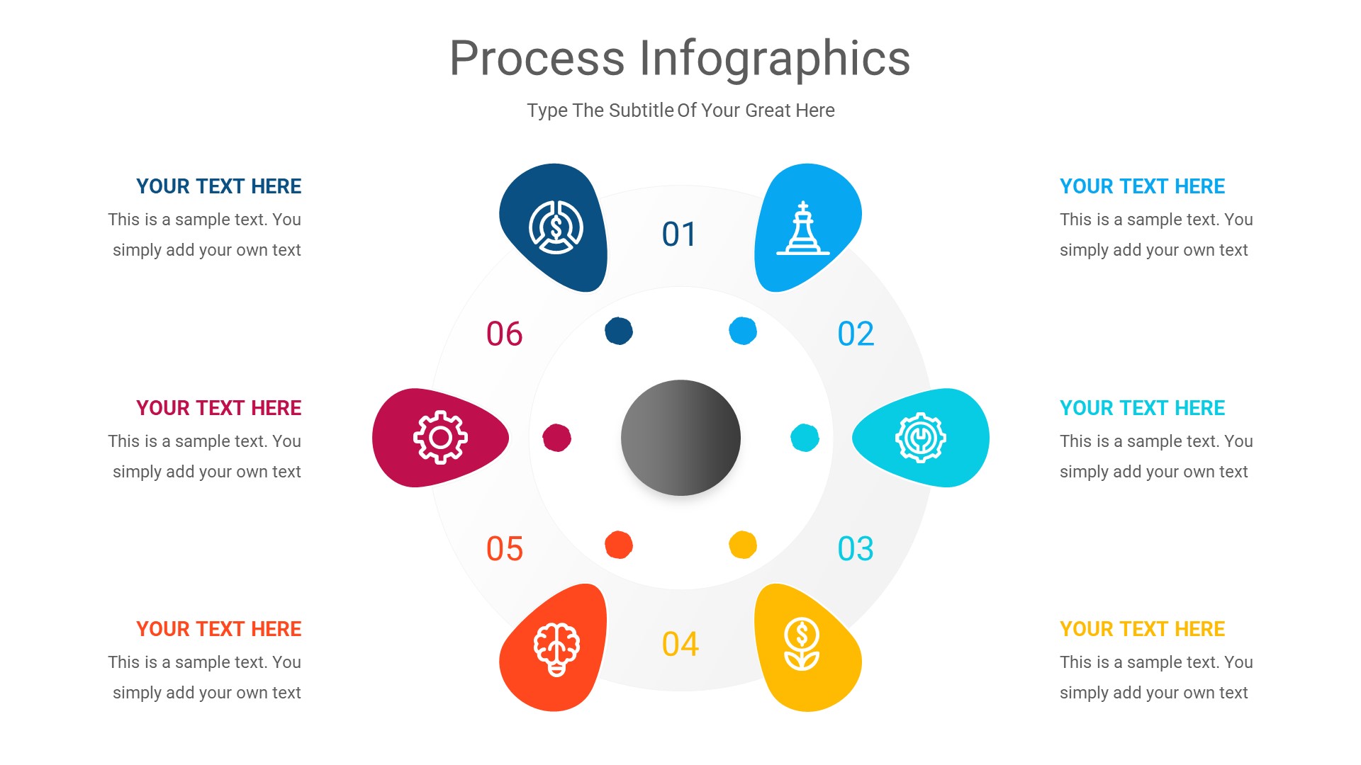 Process Infographics PowerPoint Template diagrams, Presentation Templates