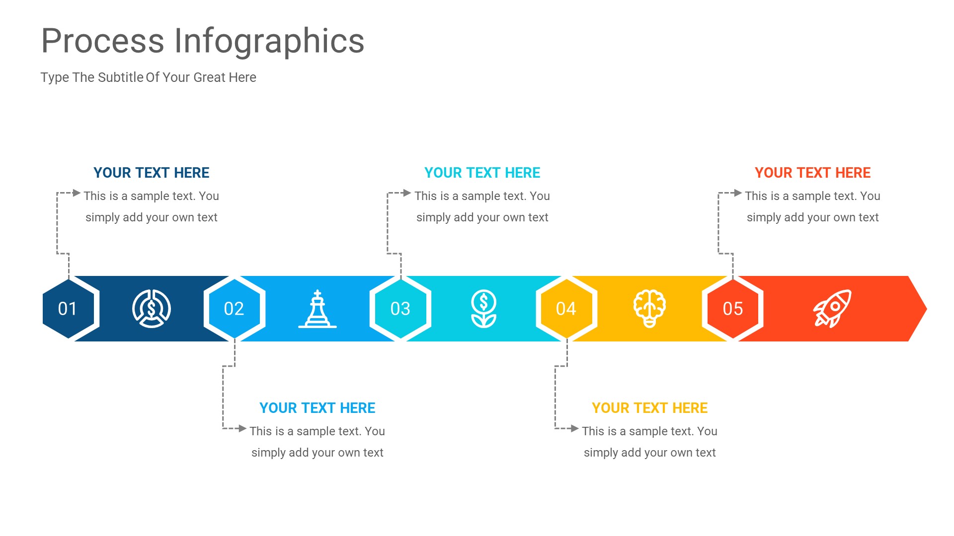 Process Infographics PowerPoint Template diagrams, Presentation Templates
