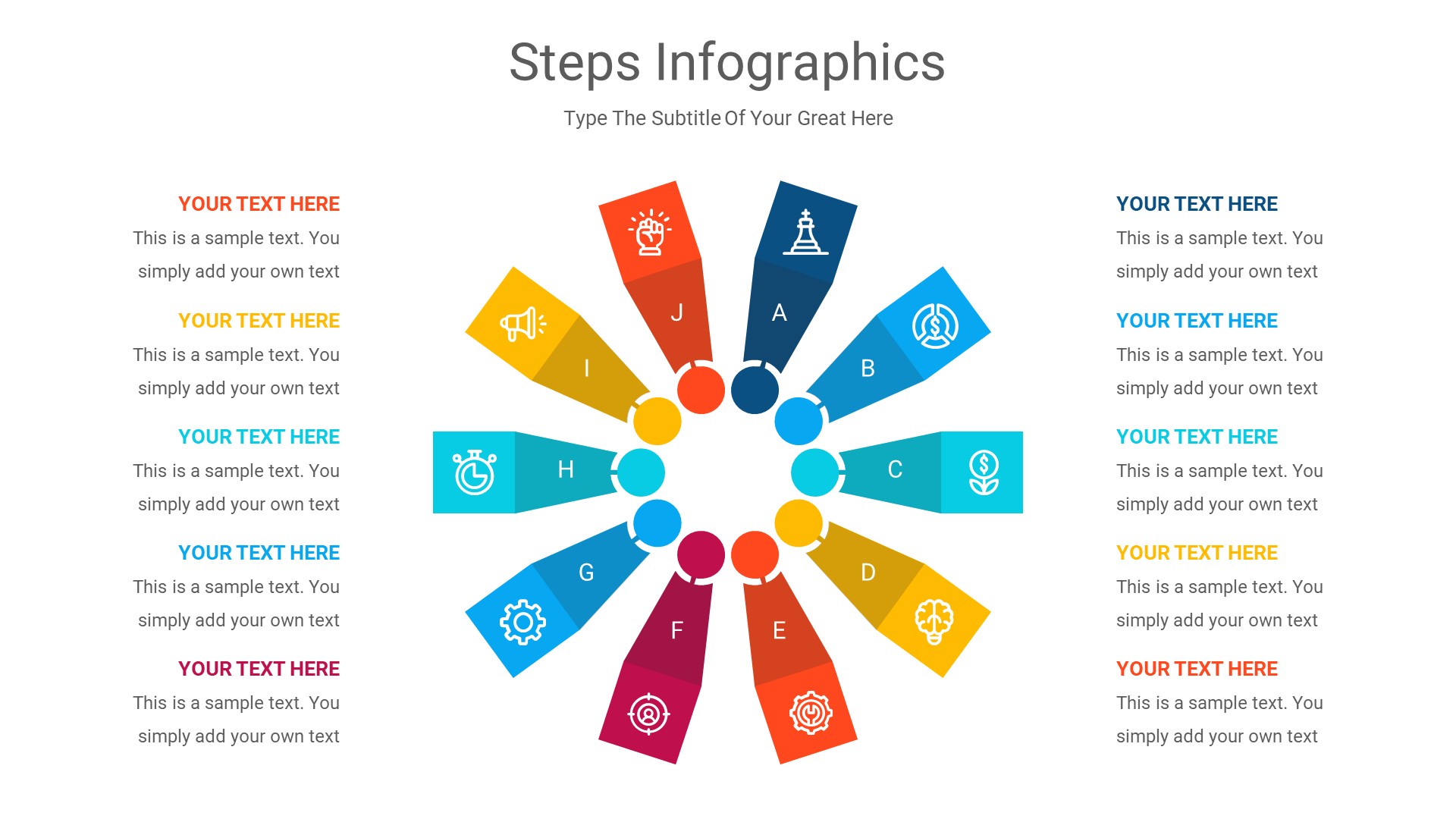 Steps Infographics PowerPoint Template diagrams, Presentation Templates