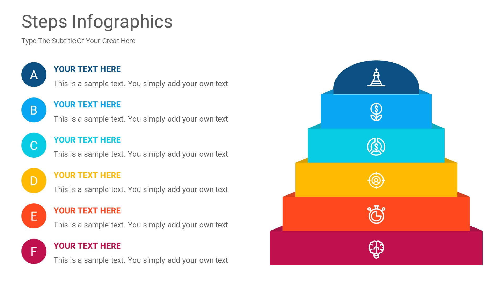 Steps Infographics PowerPoint Template diagrams, Presentation Templates