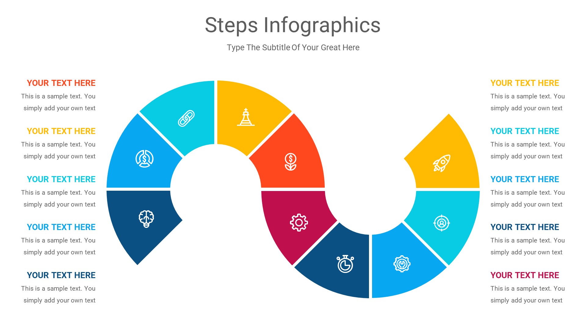 Steps Infographics PowerPoint Template diagrams, Presentation Templates