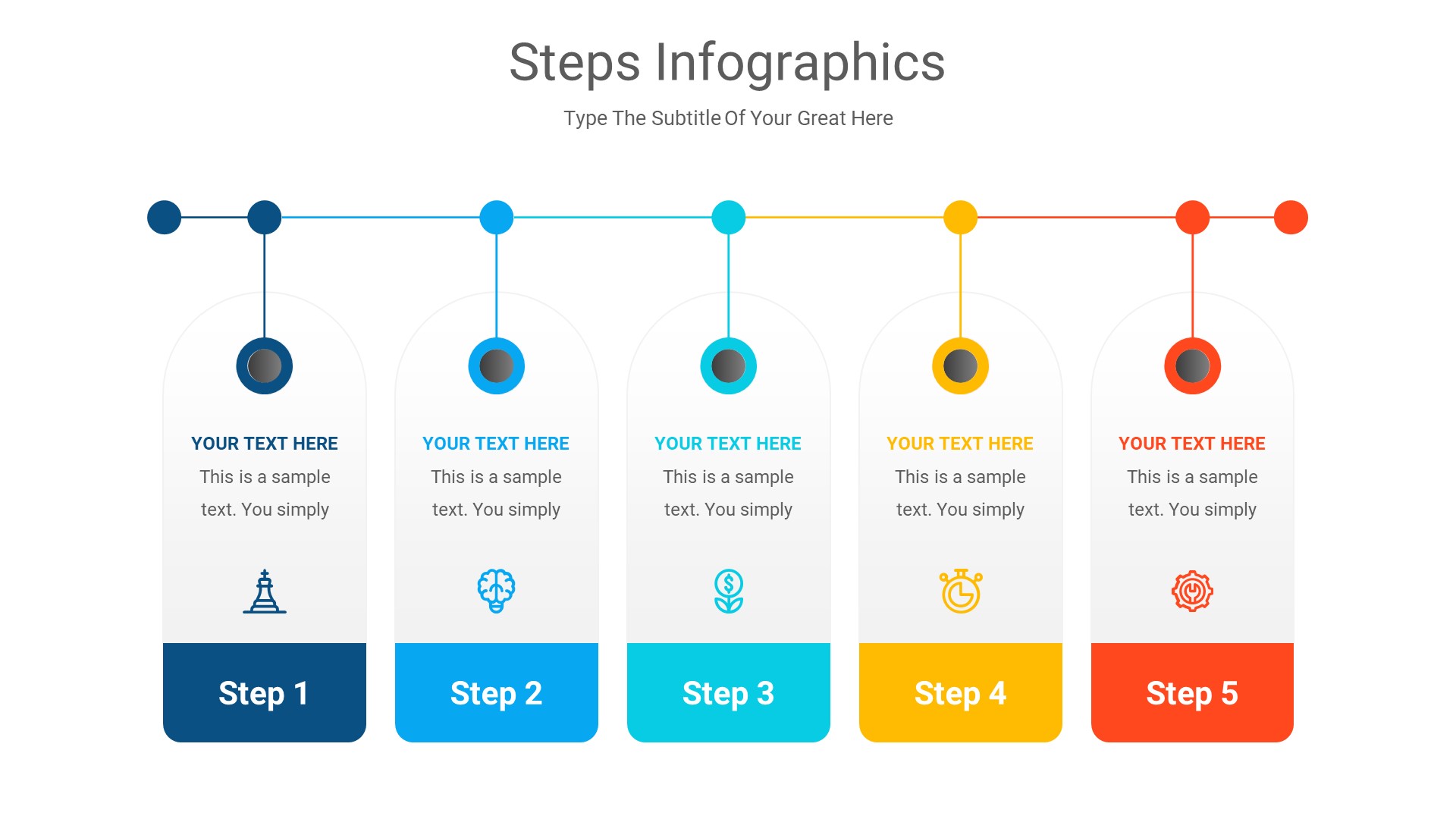 Steps Infographics PowerPoint Template diagrams, Presentation Templates