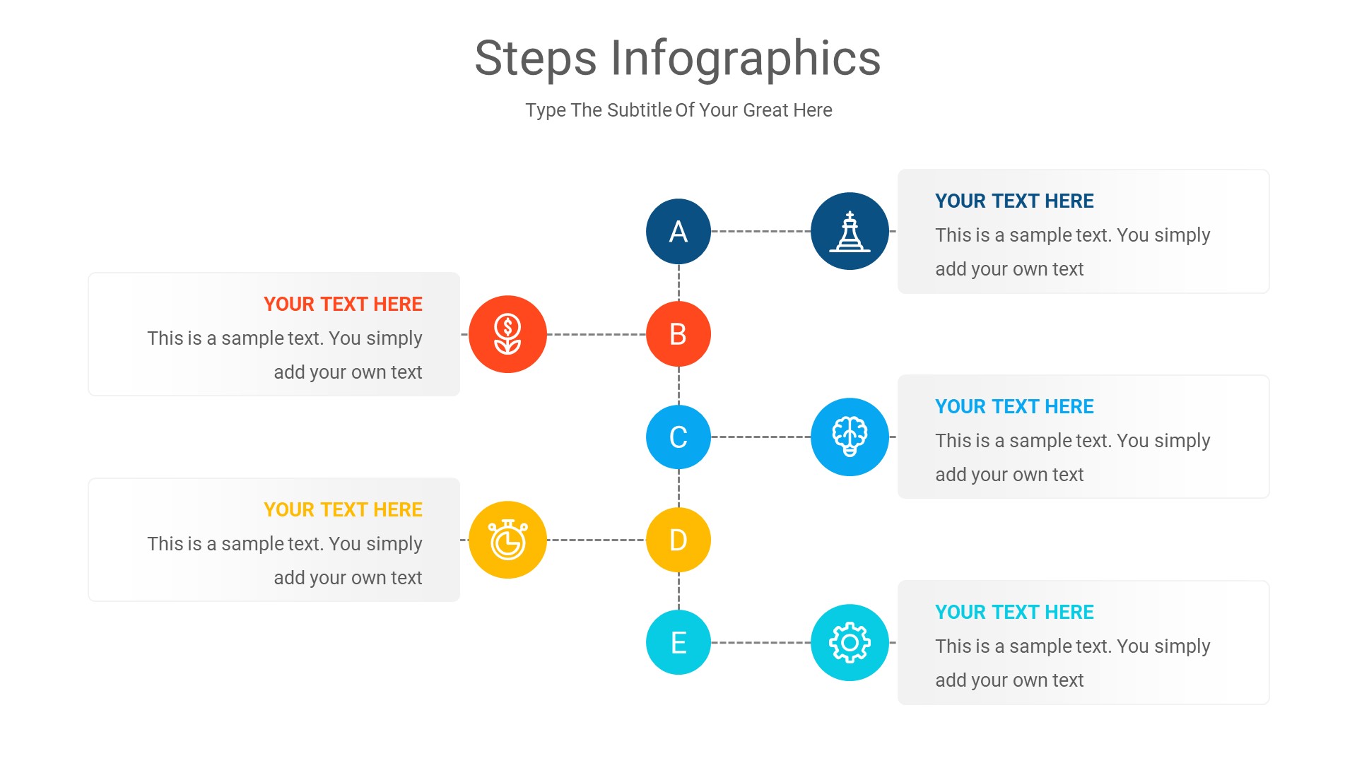 Steps Infographics PowerPoint Template diagrams, Presentation Templates