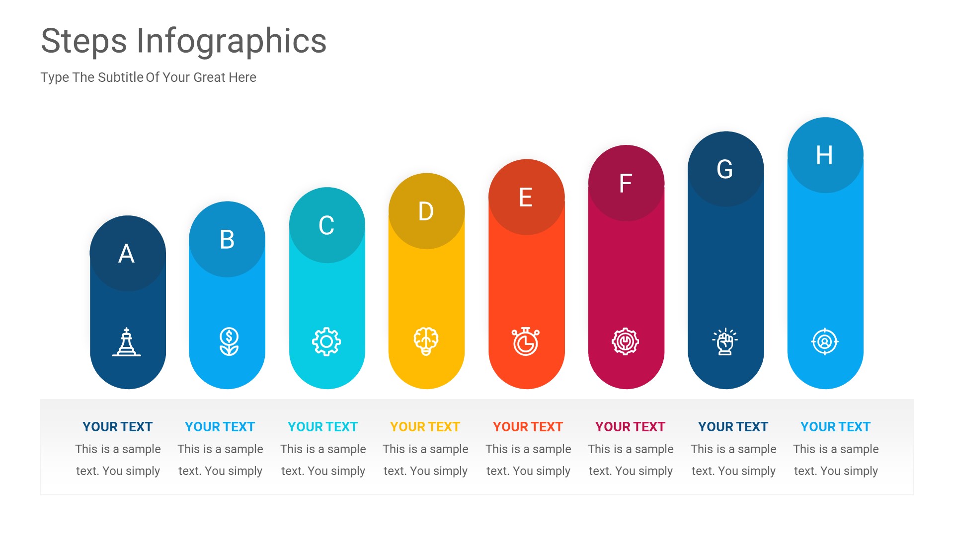 Steps Infographics PowerPoint Template diagrams, Presentation Templates