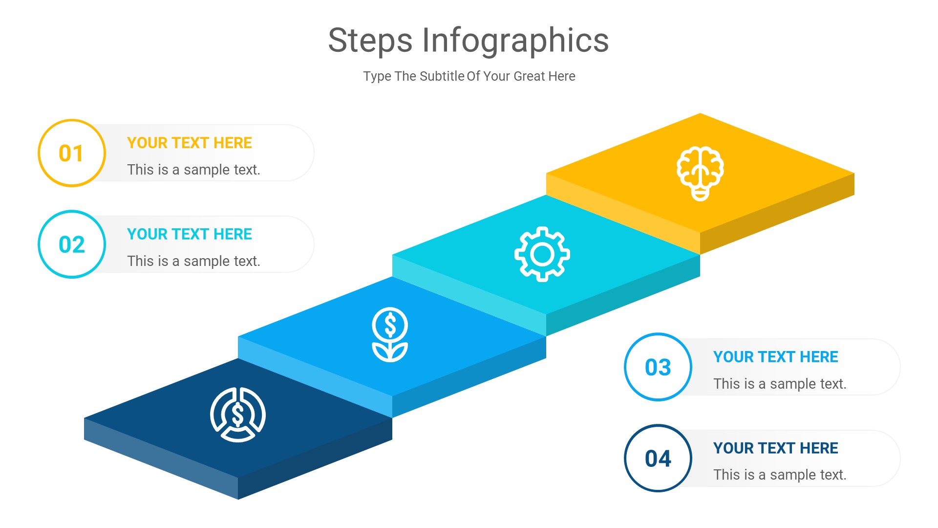 Steps Infographics PowerPoint Template diagrams, Presentation Templates