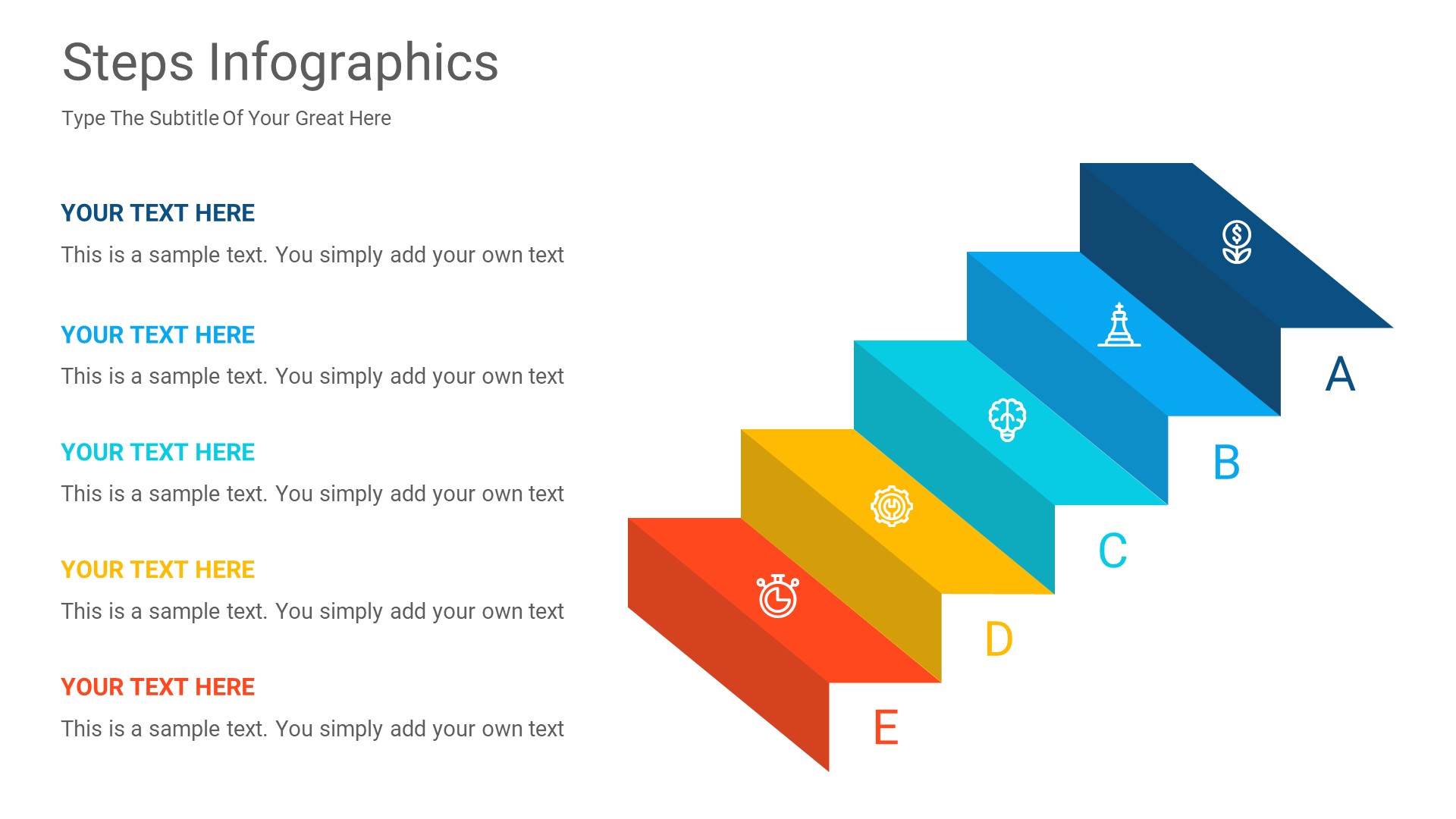 Steps Infographics PowerPoint Template diagrams, Presentation Templates