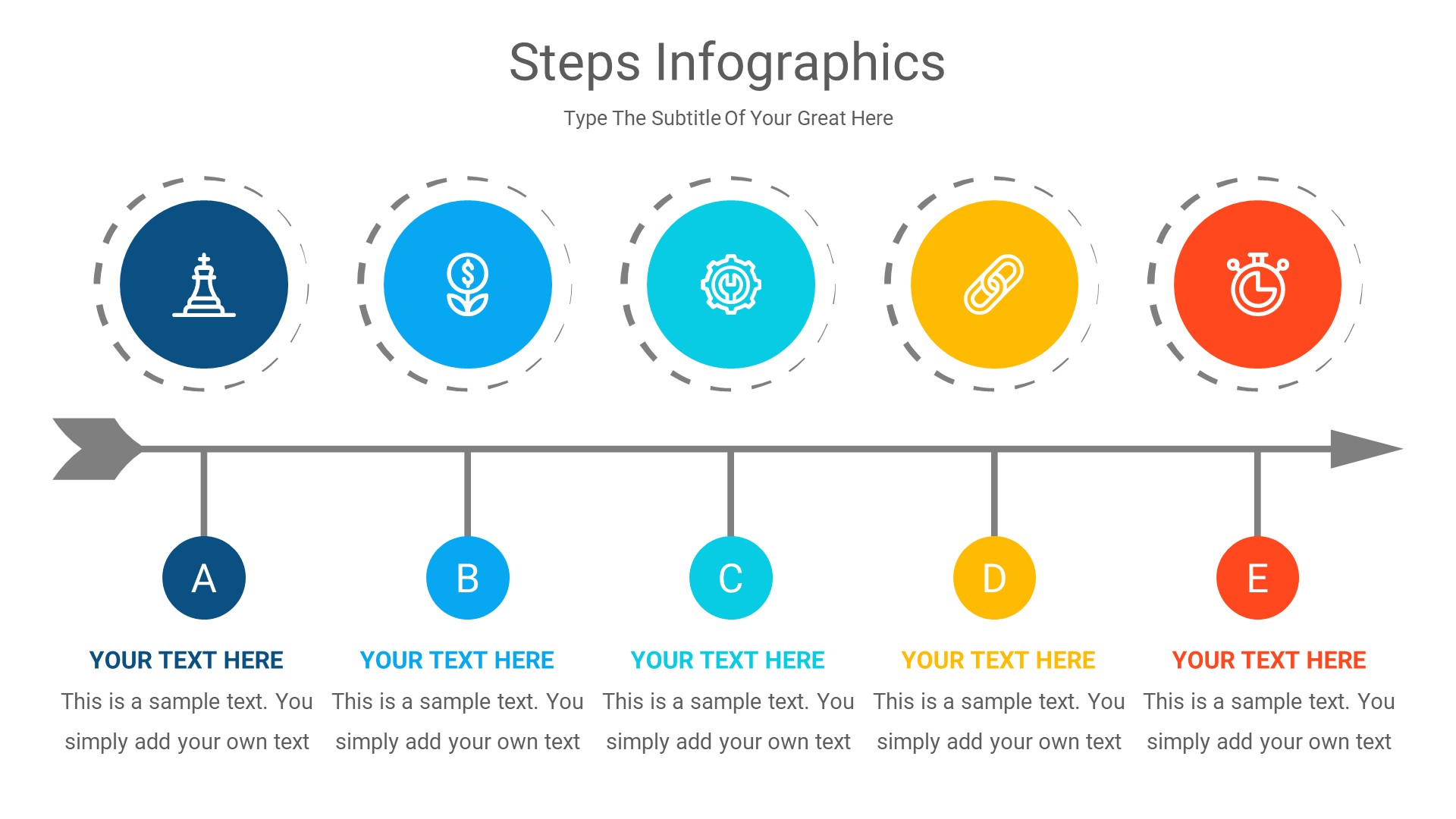 Steps Infographics PowerPoint Template diagrams, Presentation Templates