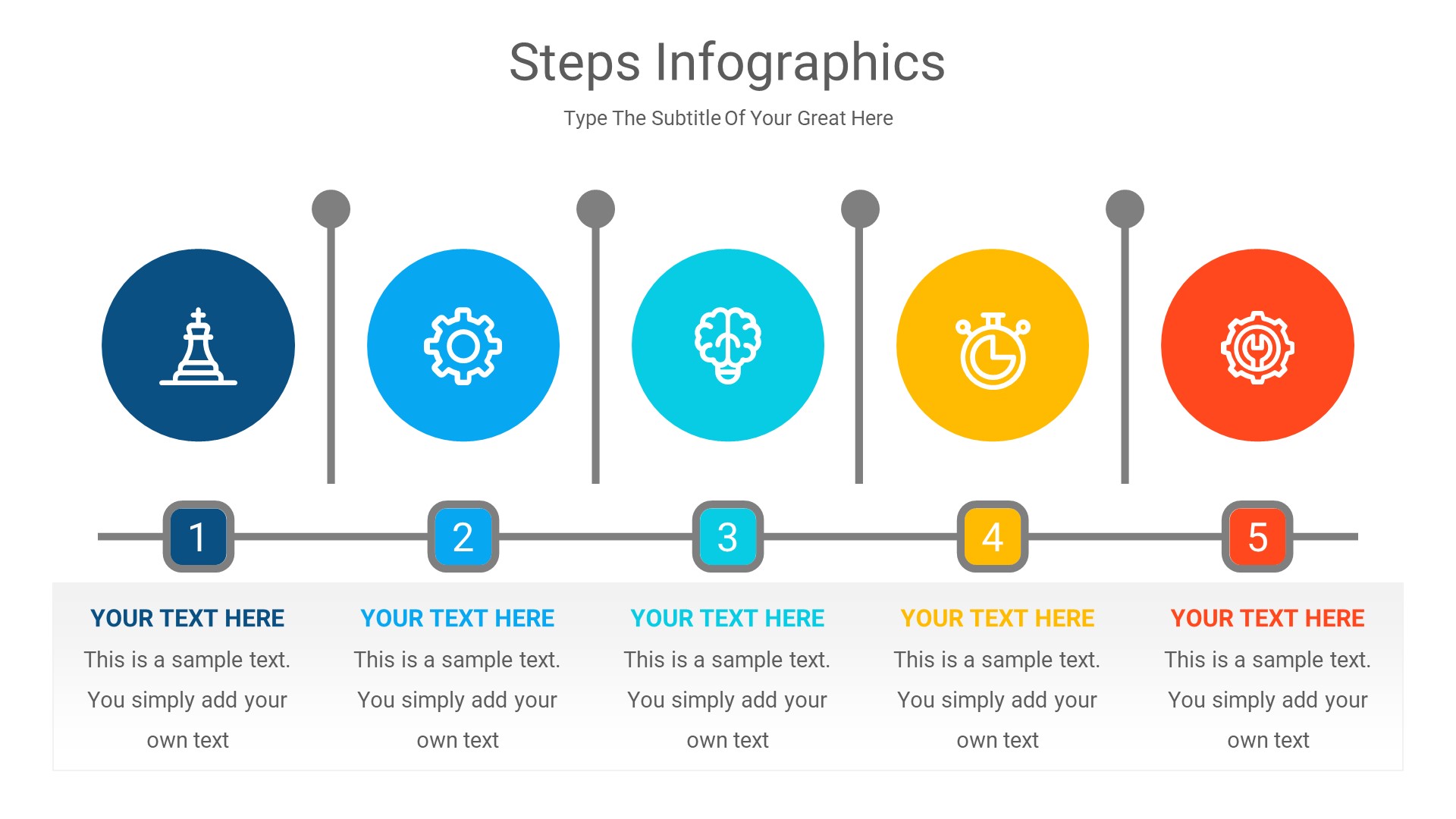 Steps Infographics PowerPoint Template diagrams, Presentation Templates