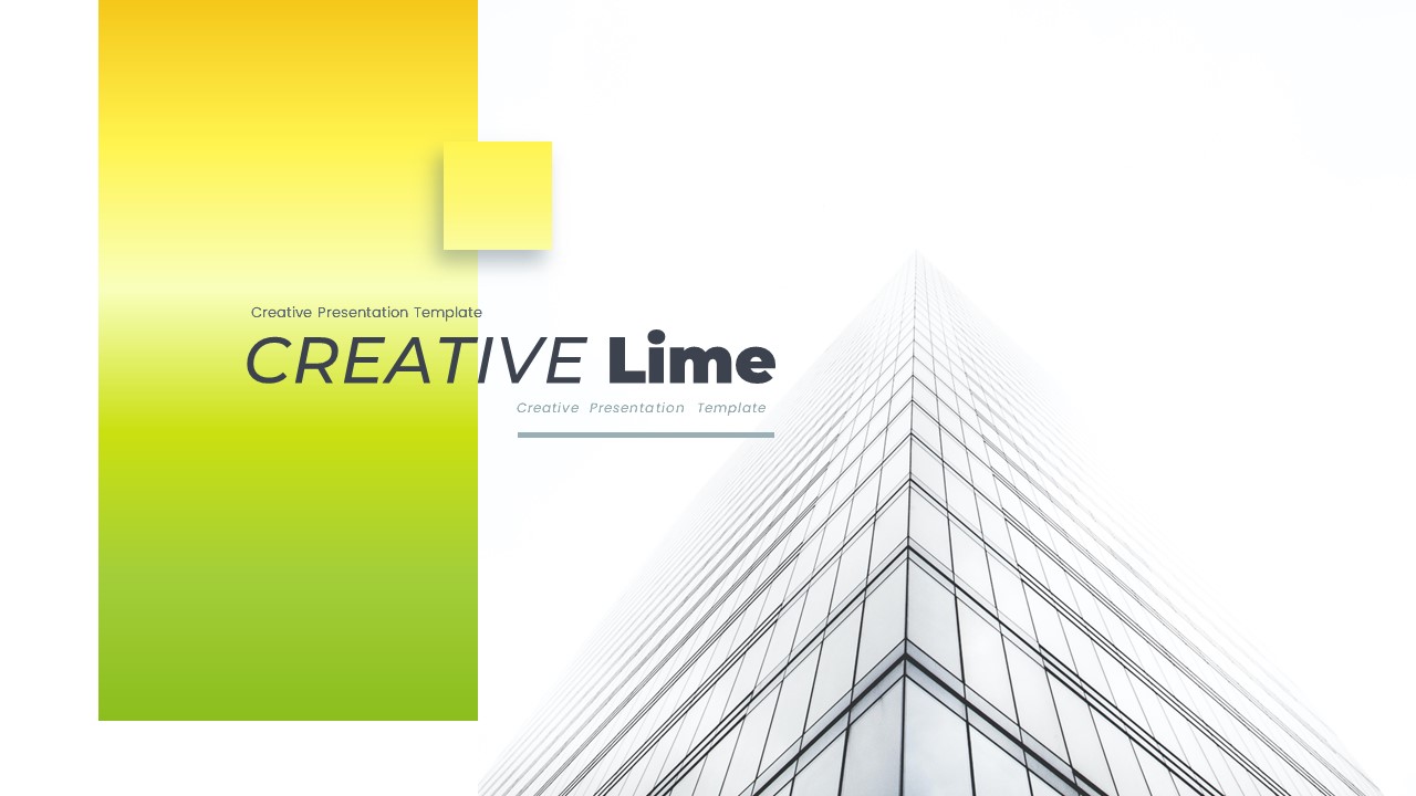 Creative Lime – Creative Presentation PowerPoint Template, Presentation ...