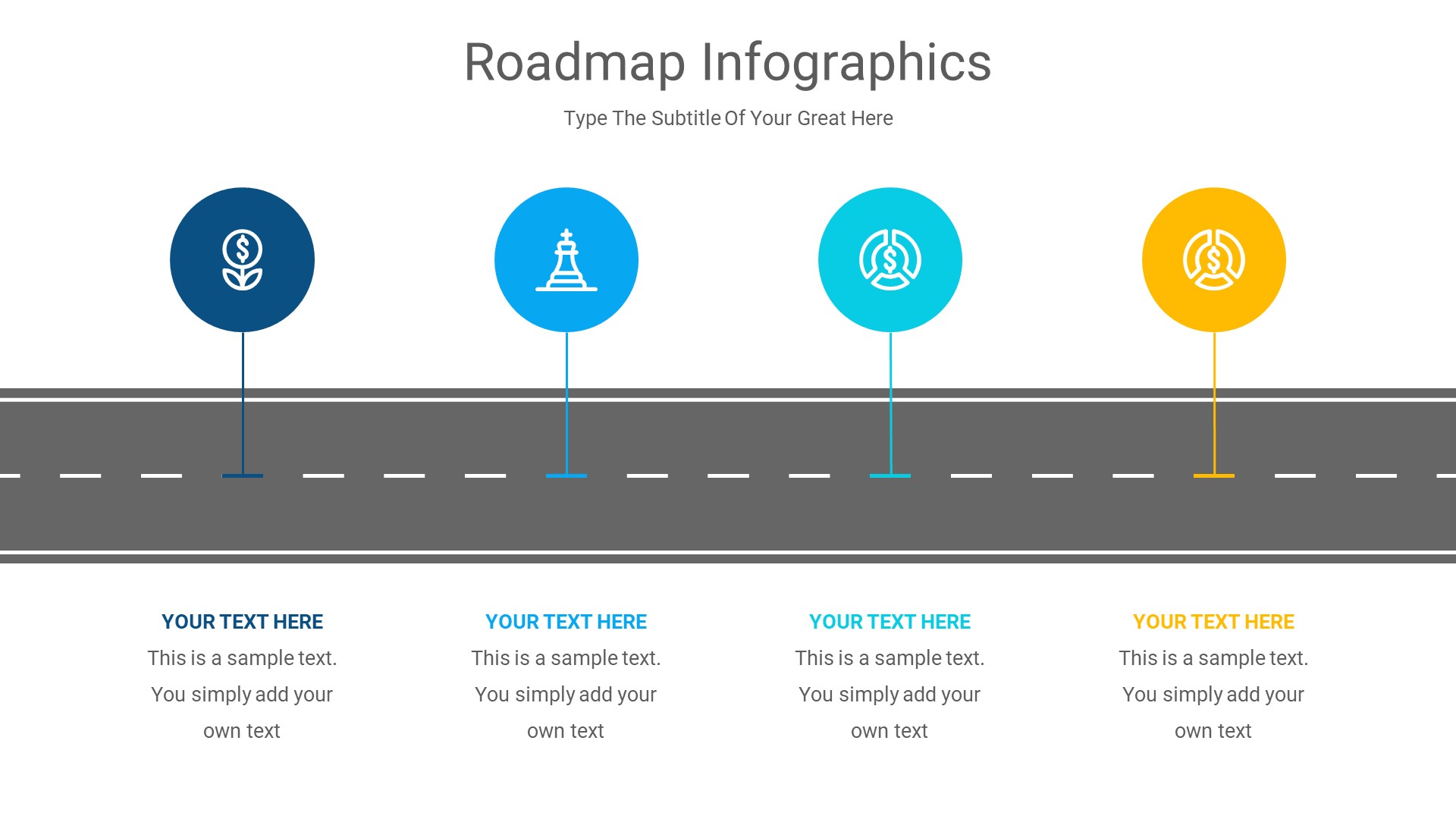 RoadMap Diagrams PowerPoint Template diagrams, Presentation Templates