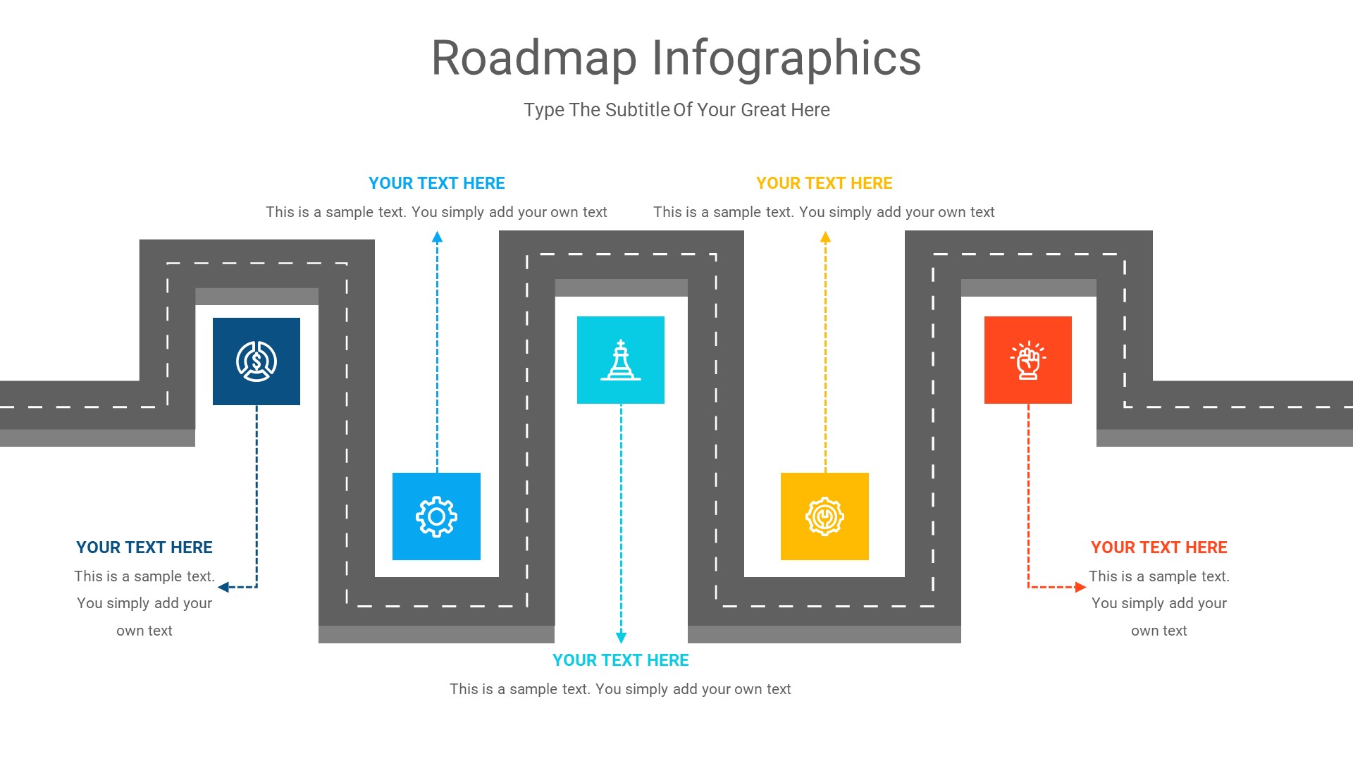 RoadMap Diagrams PowerPoint Template diagrams, Presentation Templates