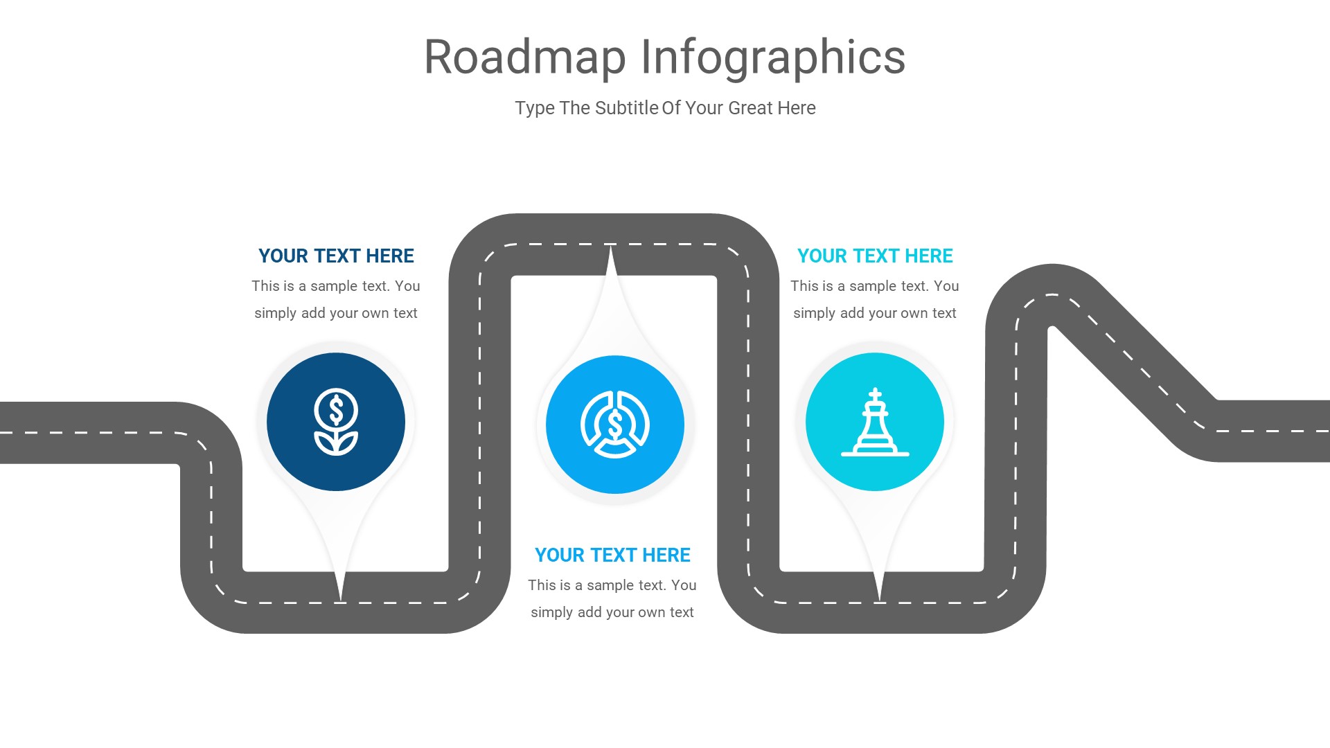 RoadMap Diagrams PowerPoint Template diagrams, Presentation Templates