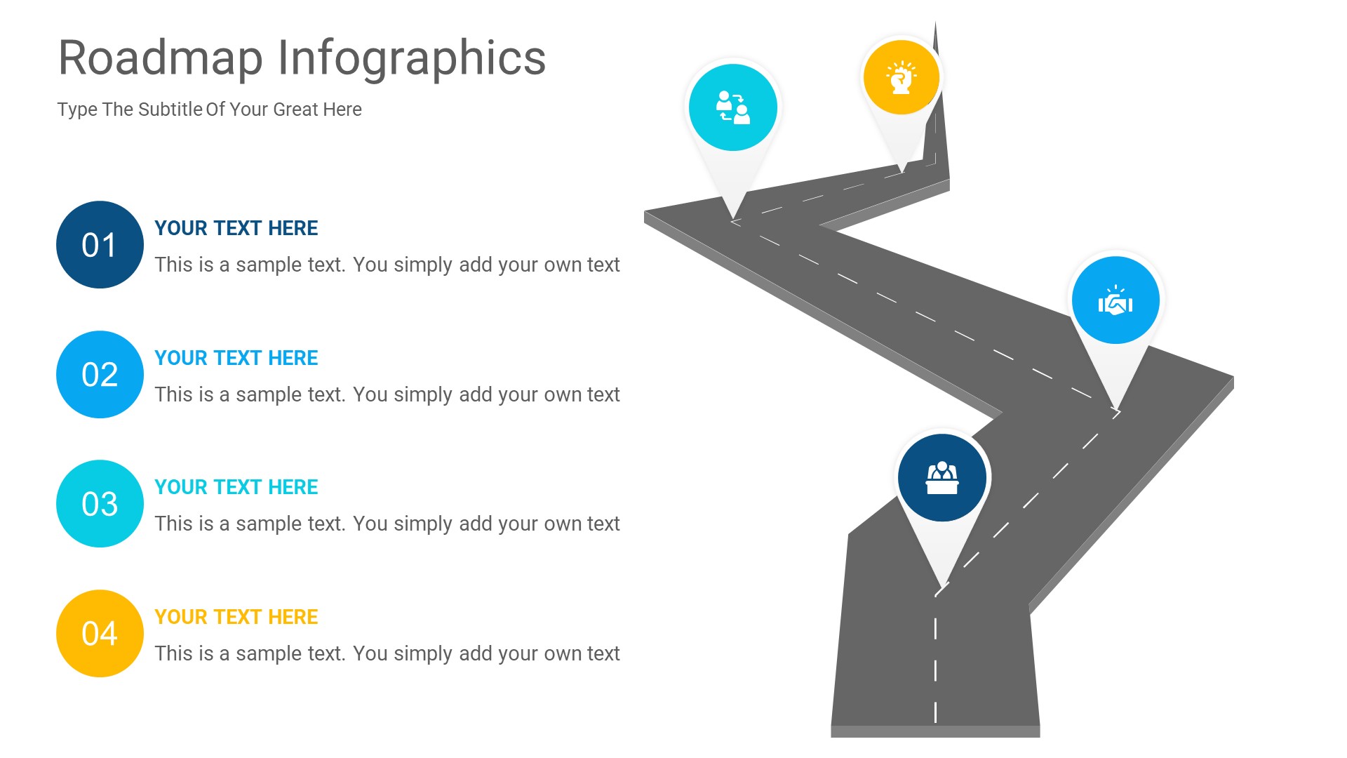 RoadMap Diagrams PowerPoint Template diagrams, Presentation Templates