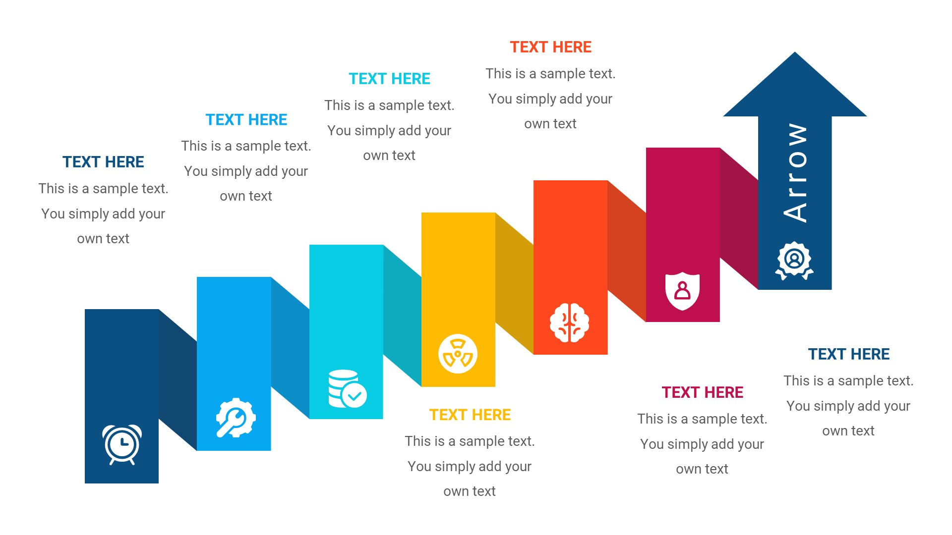 Arrow Infographics PowerPoint Template Diagrams, Presentation Templates